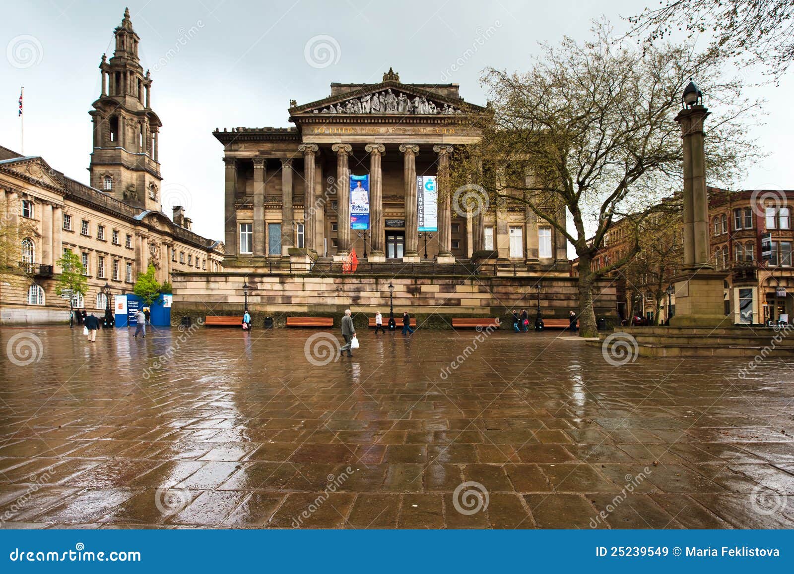 Preston city center editorial stock image. Image of england - 25239549