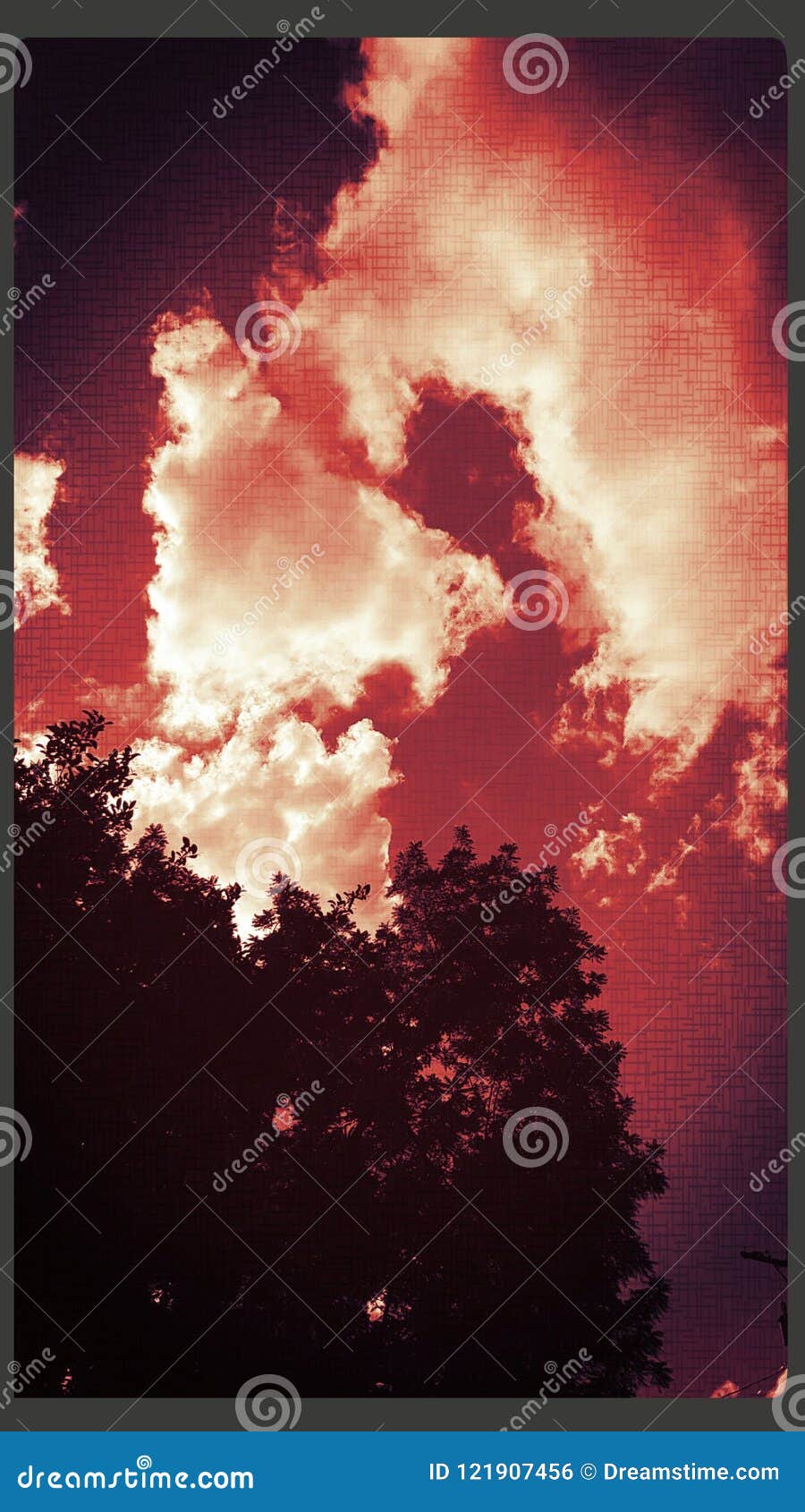 Wicked Sky stock photo. Image of wicked, prestorm, clouds - 121907456