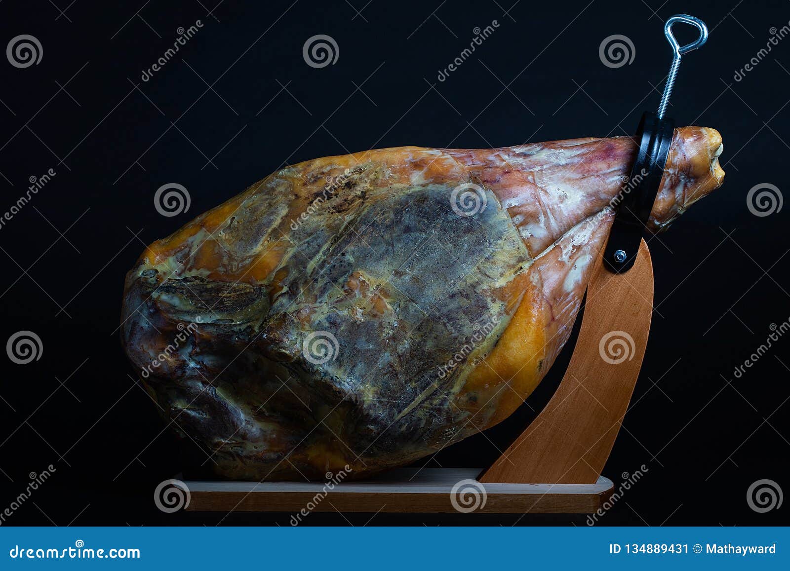 Presunto Curado De Jamon Serrano Da Espanha Imagem de Stock - Imagem de ...
