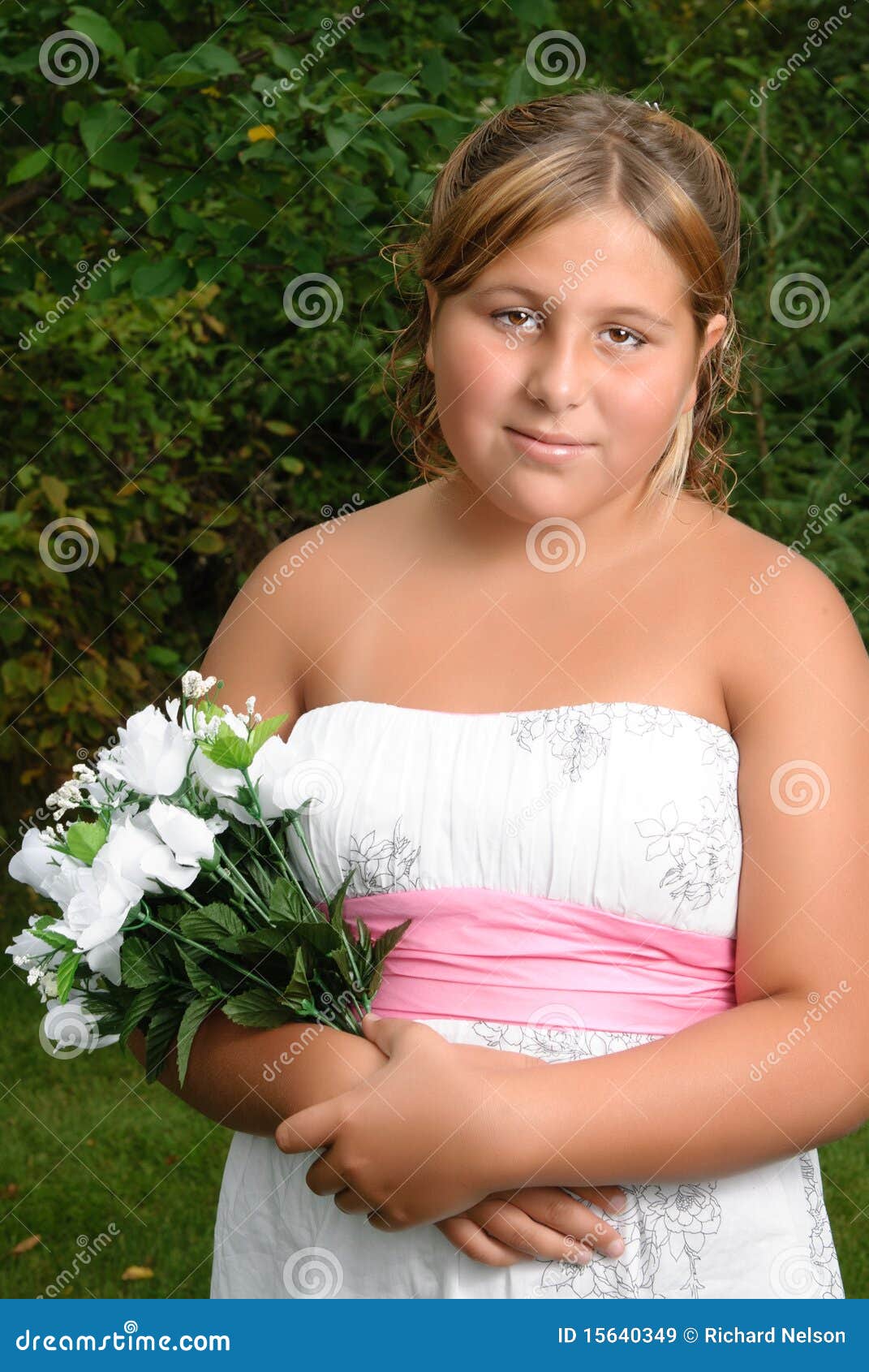 Preteen Formal Portrait stock image. Image of pose, child - 15640349