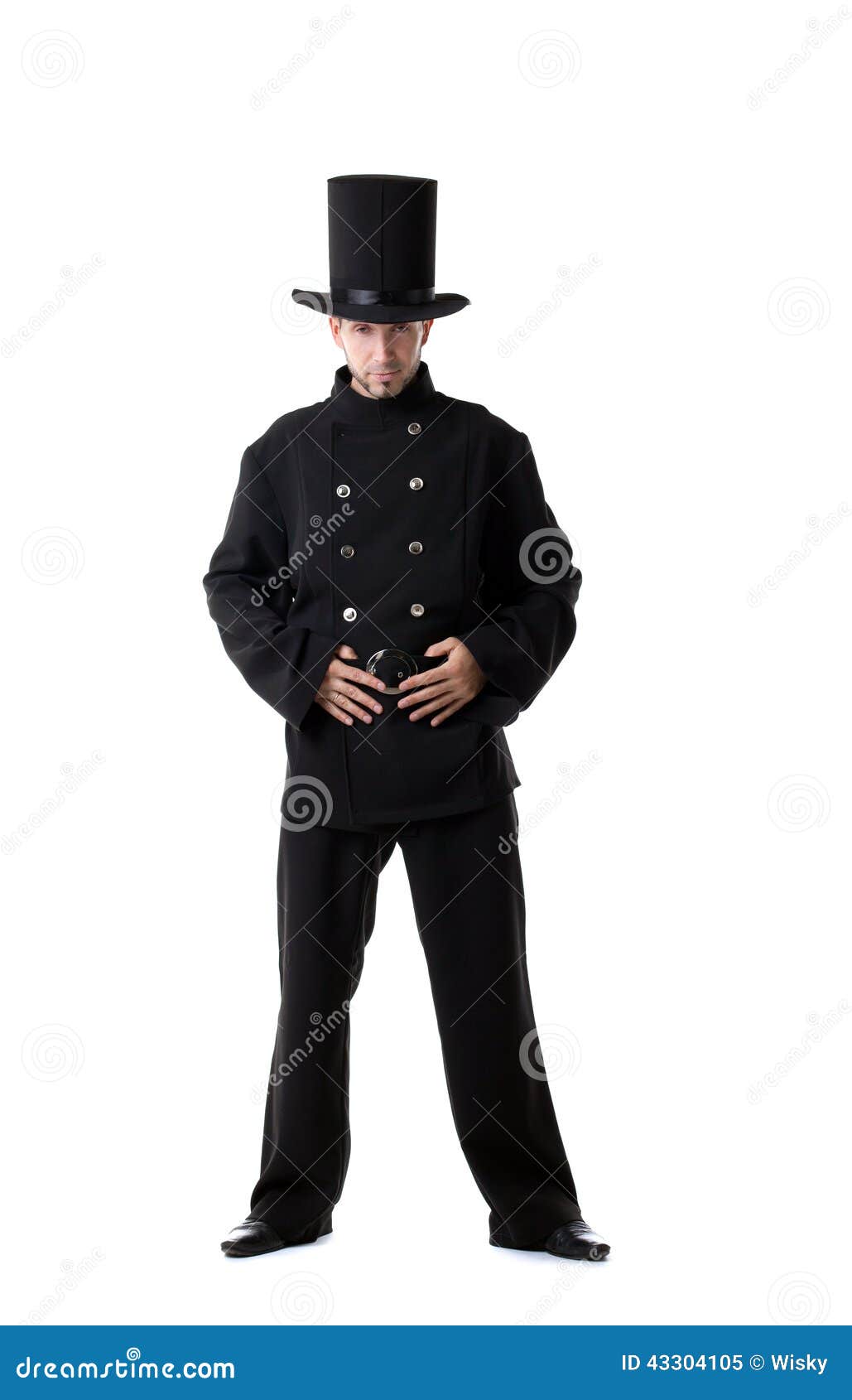 Pretentious Man Posing Dressed As Chimney Sweep Stock Image - Image of ...