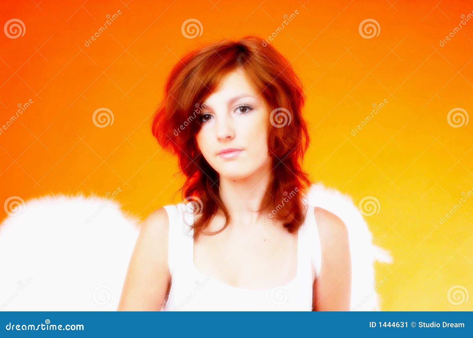 Pretty Angel 2 stock image. Image of female, luminous - 1444631