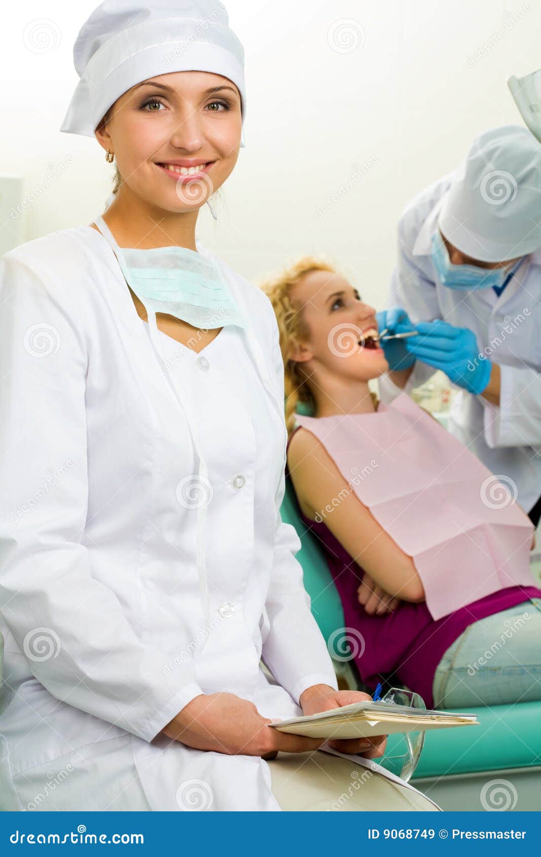 Pretty assistant stock image. Image of heal, orthodontic - 9068749