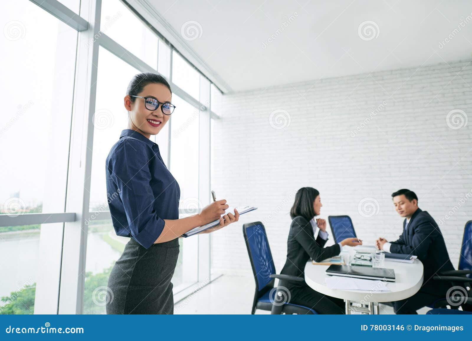 Pretty assistant stock photo. Image of women, lady, business - 78003146