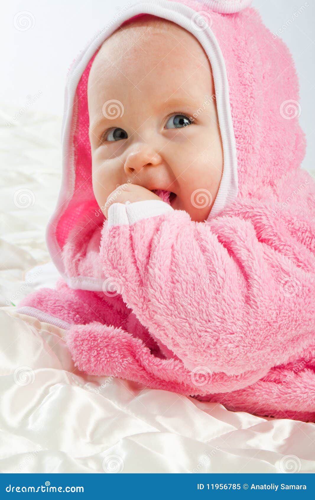 Pretty baby stock image. Image of covered, human, cheerful - 11956785