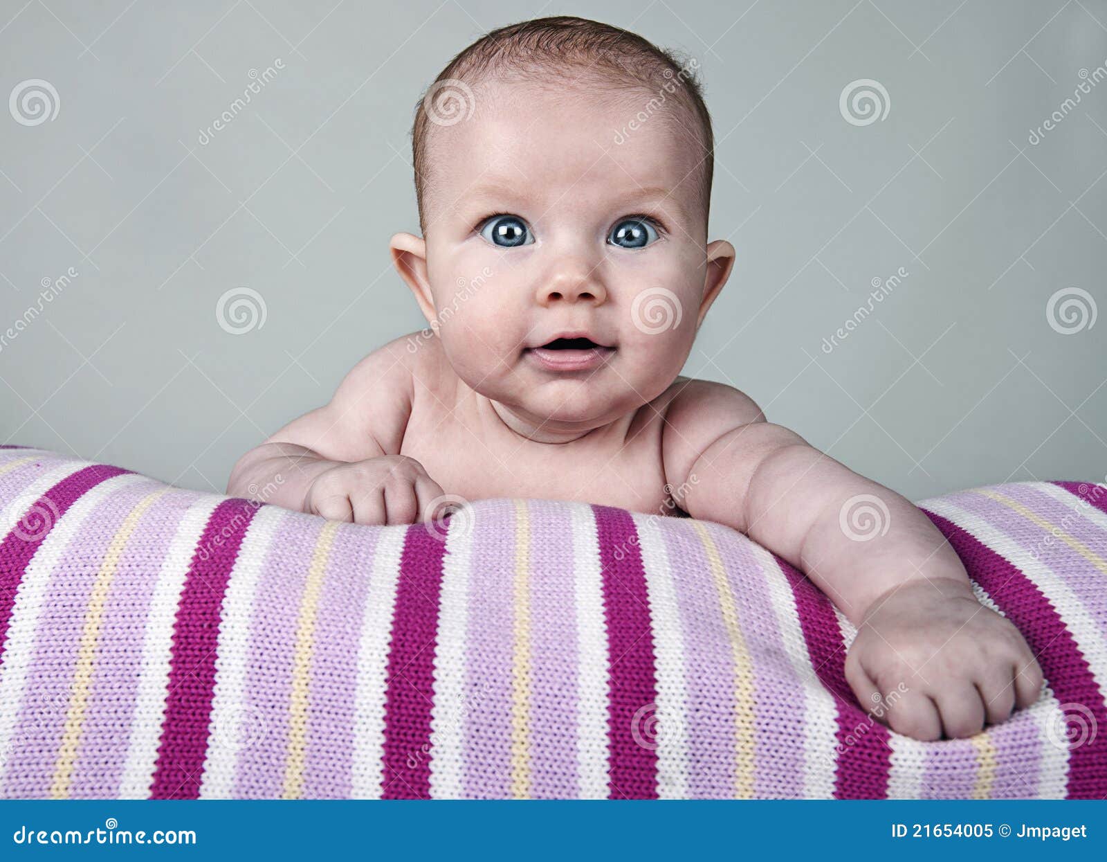 Pretty Baby Girl Smiling stock image. Image of alert - 21654005