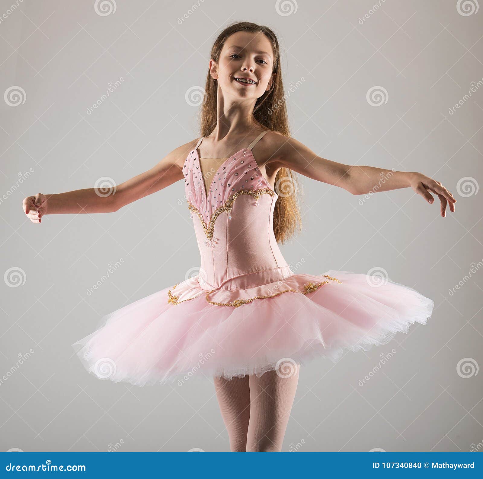 Pretty ballet dancer stock photo. Image of learning - 107340840