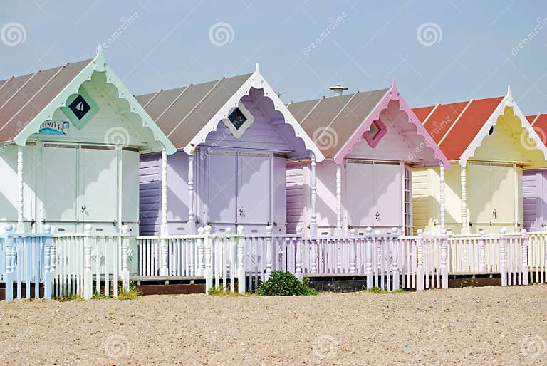 Pretty beach huts stock photo. Image of huts, ocean, life - 5068990