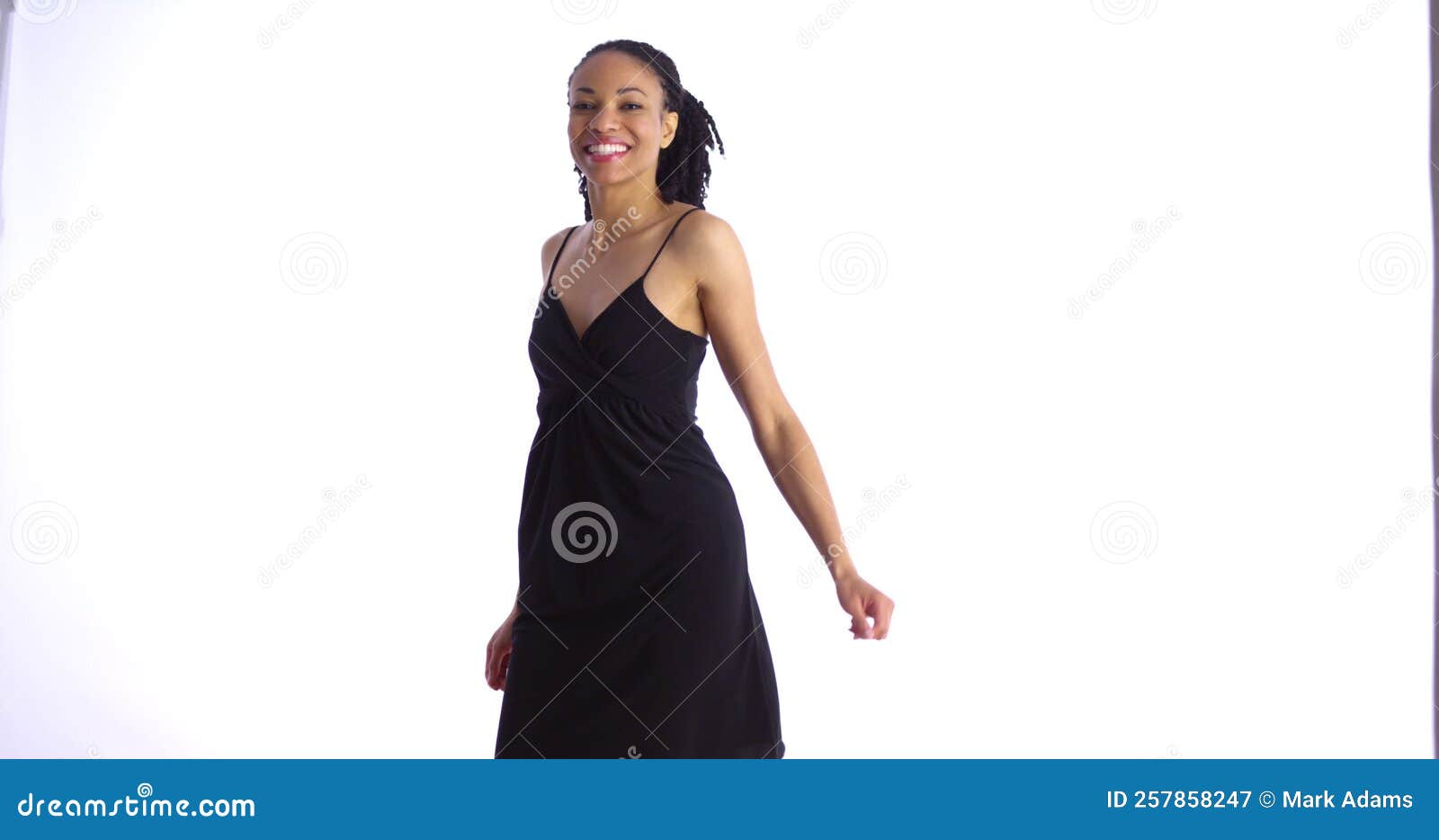 Pretty black woman dancing stock video. Video of beautiful - 257858247