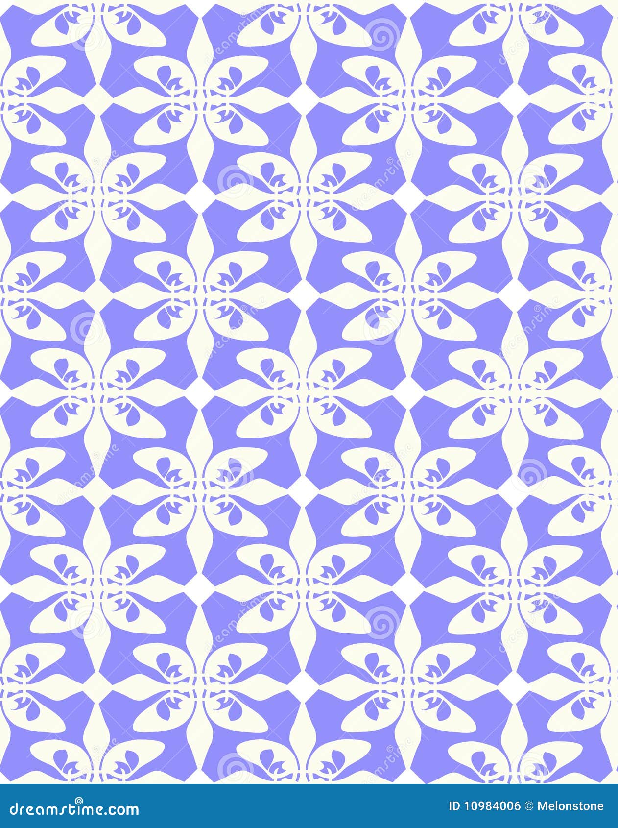 Pretty Blue Seamless Pattern Stock Illustration - Illustration of ...
