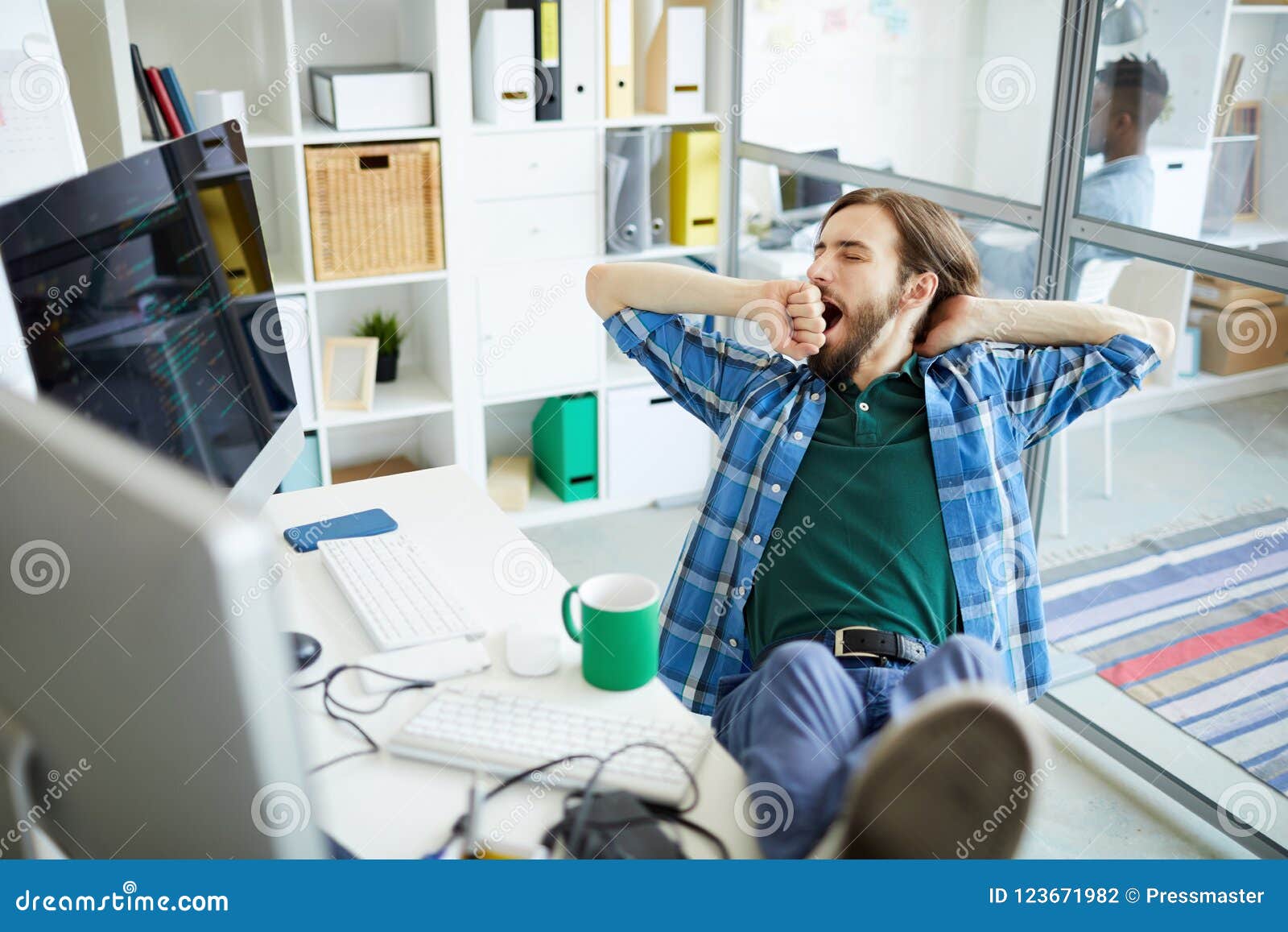 Pretty bored stock photo. Image of executive, corporate - 123671982