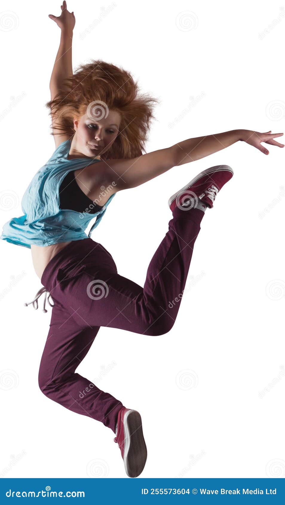 Pretty break dancer stock photo. Image of youthful, dance - 255573604