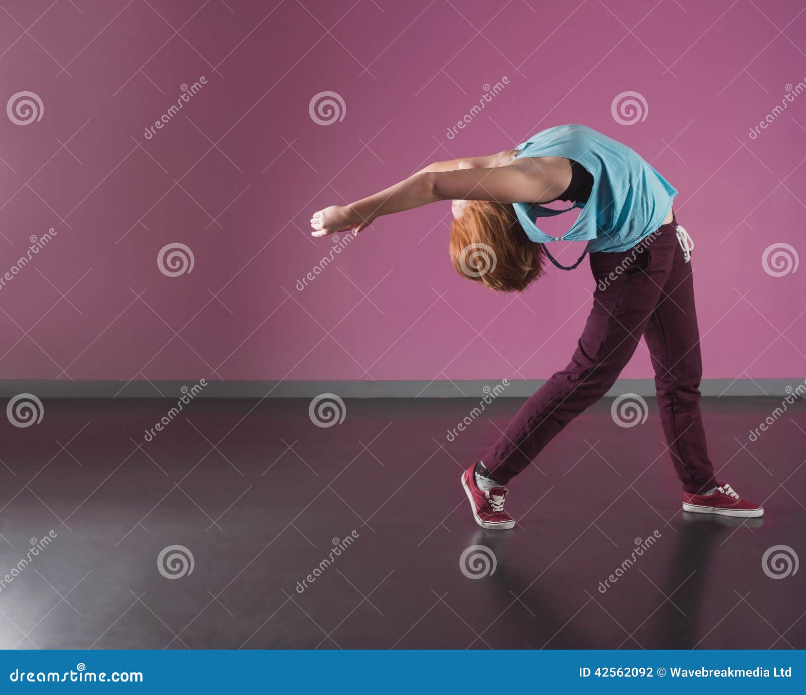 Pretty Break Dancer Bending Backwards Stock Photo - Image of ...