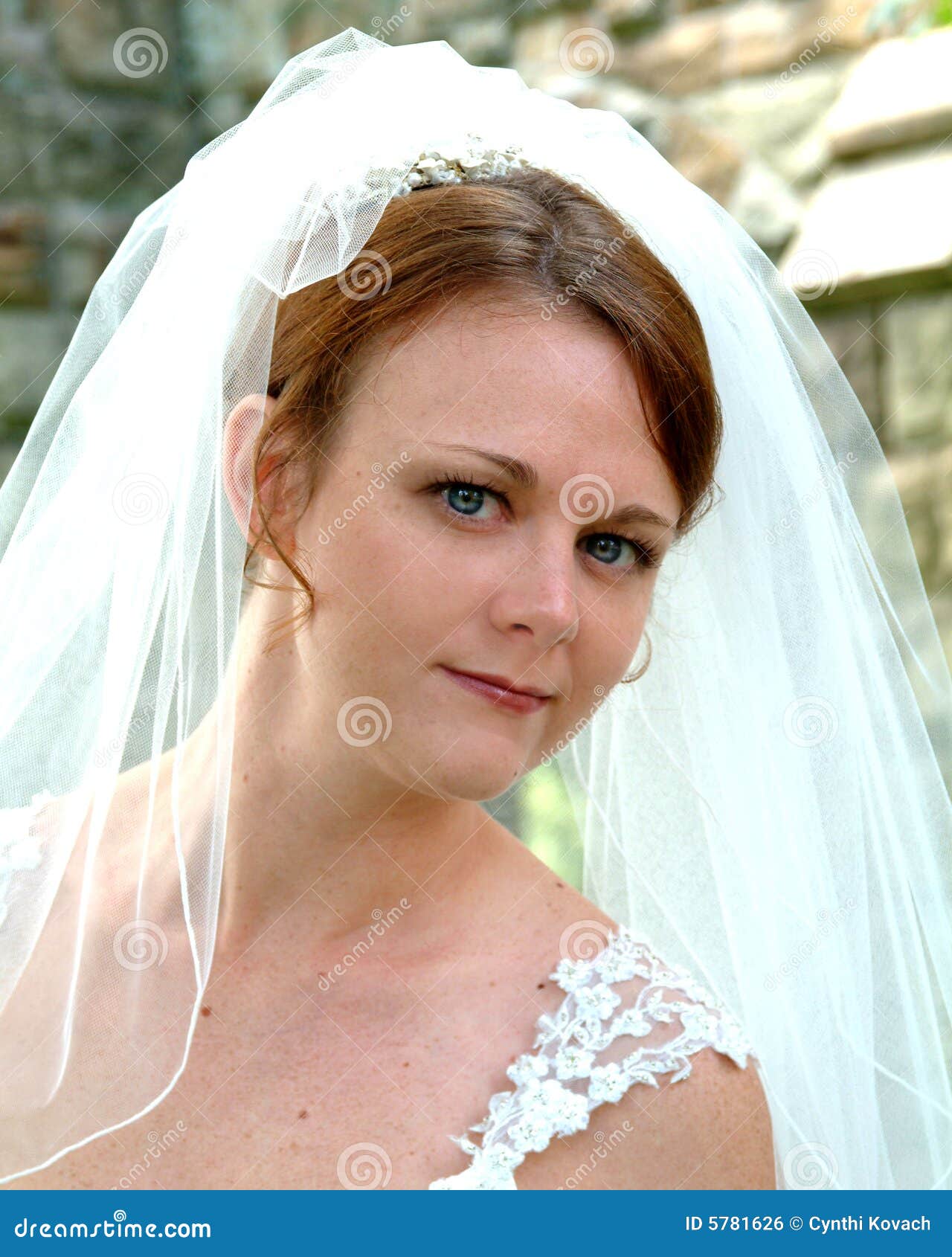 Pretty Bride stock photo. Image of standing, marriage - 5781626