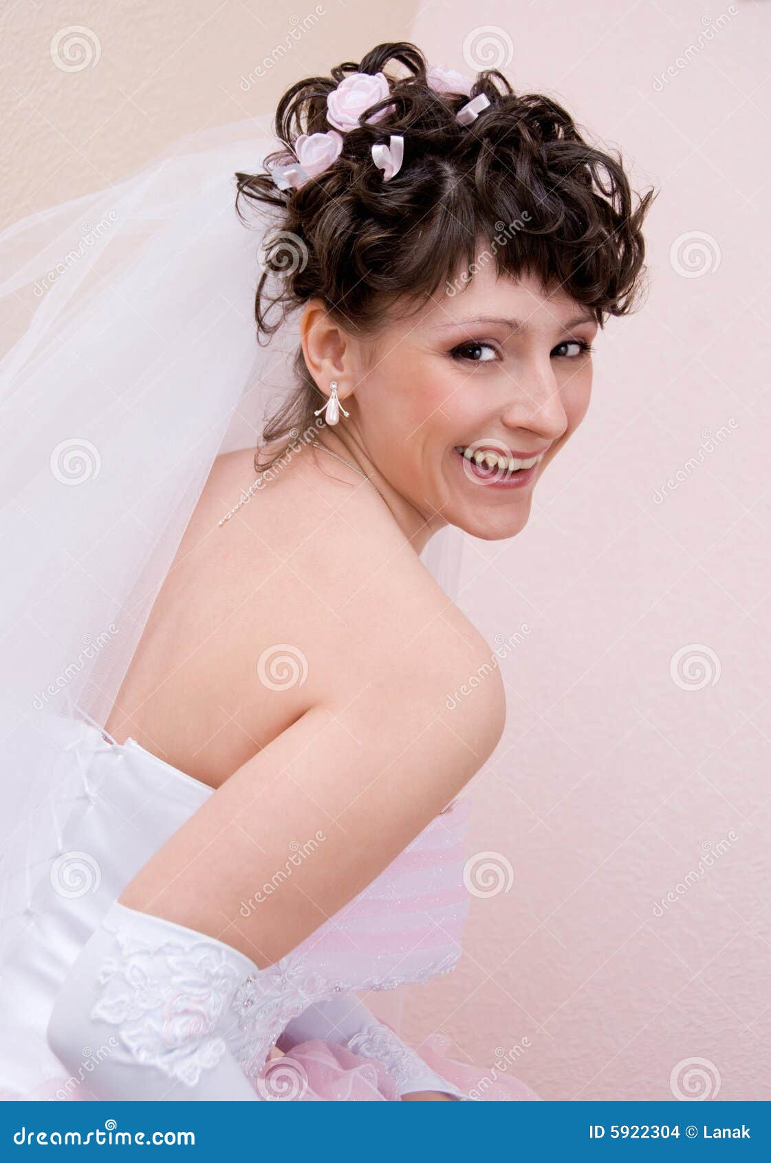 Pretty bride stock photo. Image of married, celebration - 5922304