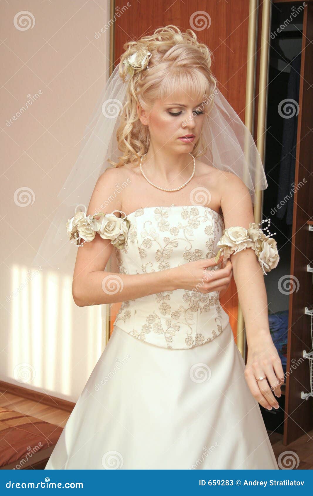 Pretty bride stock image. Image of dear, delicious, bride - 659283