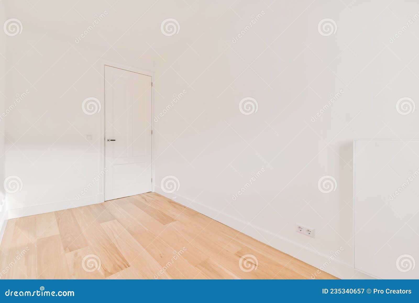 Pretty bright empty room stock image. Image of building - 235340657