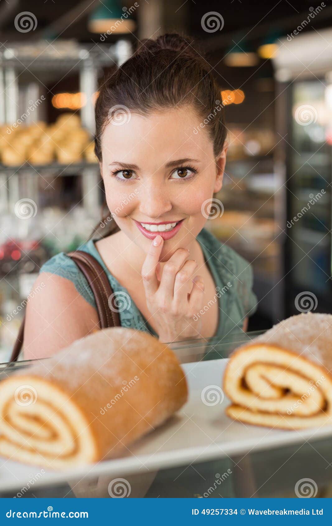 Pretty Brunette Looking Swiss Roll Stock Photos - Free & Royalty-Free ...
