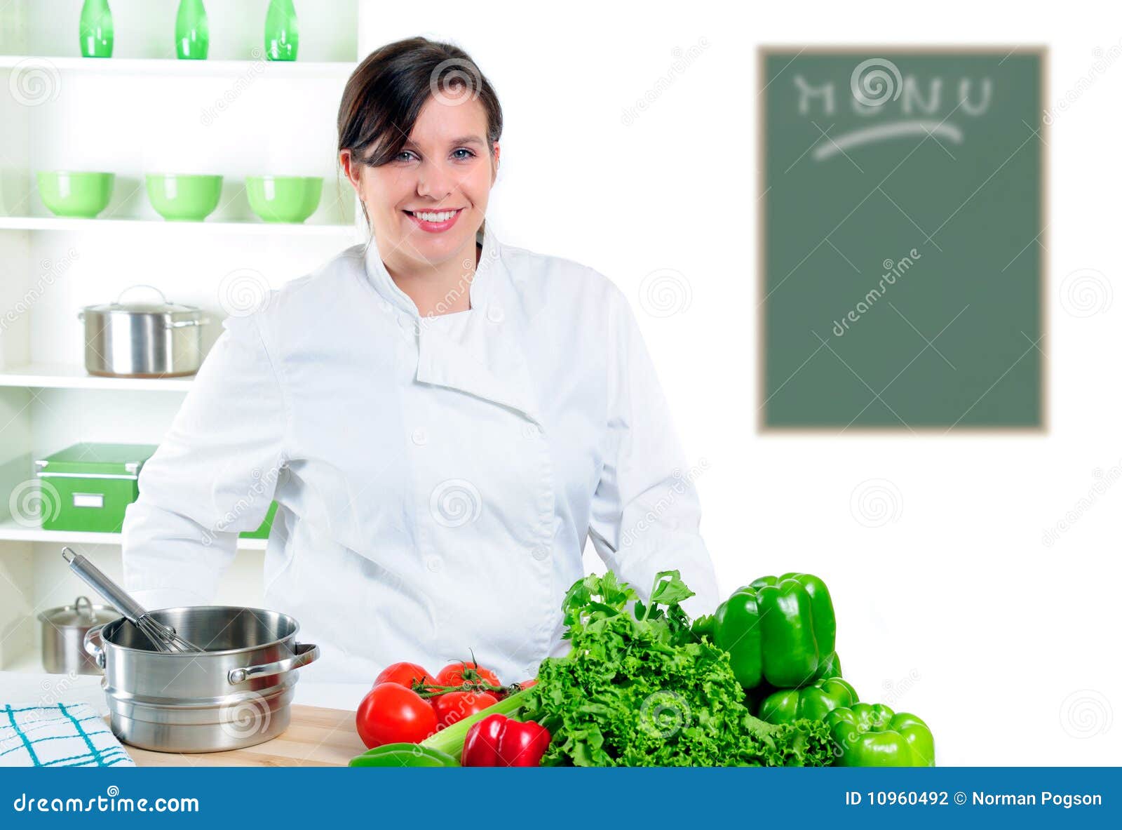 Pretty Chef stock photo. Image of catering, whisk, occupation - 10960492