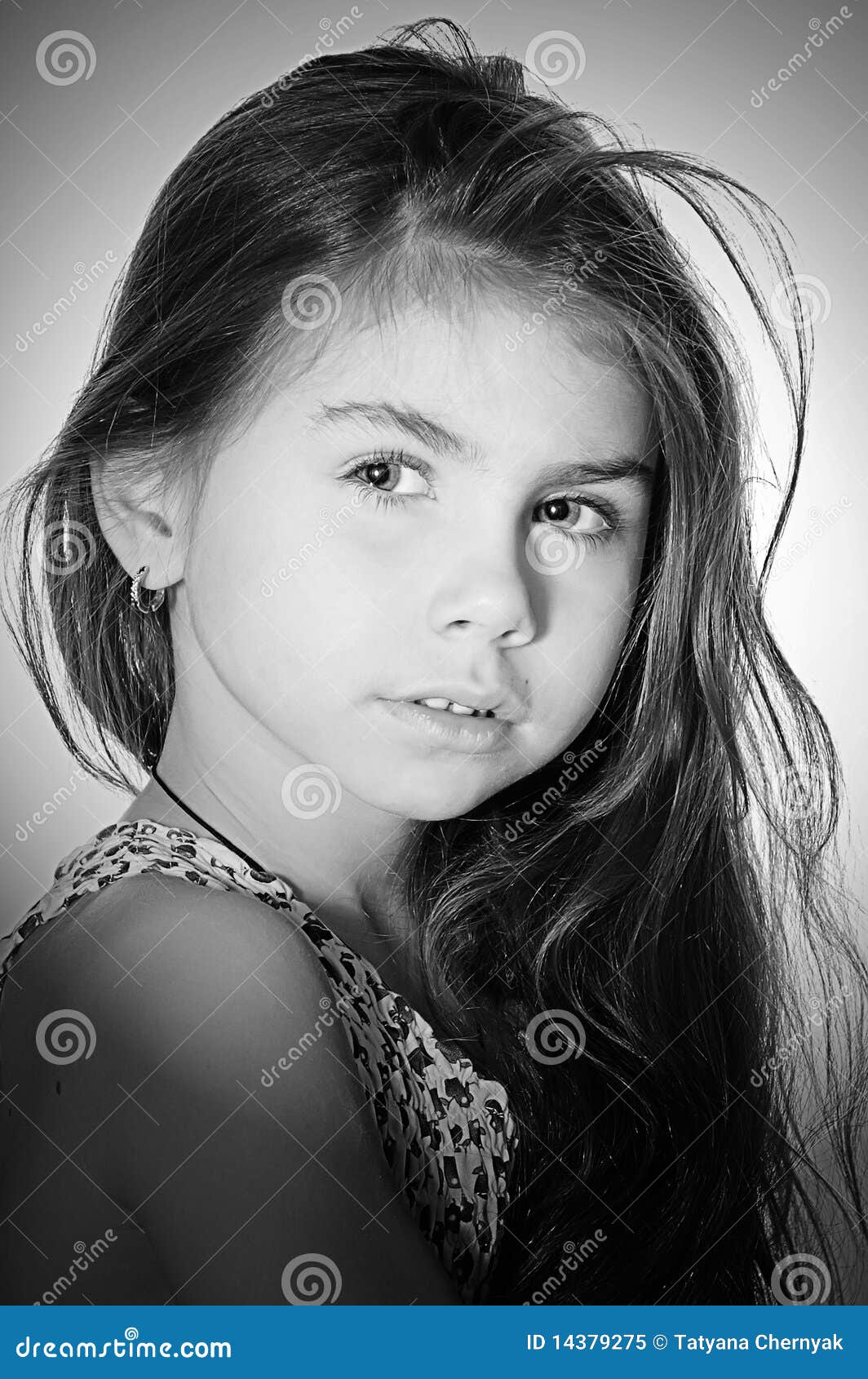 Pretty child stock image. Image of kids, caucasian, portrait - 14379275