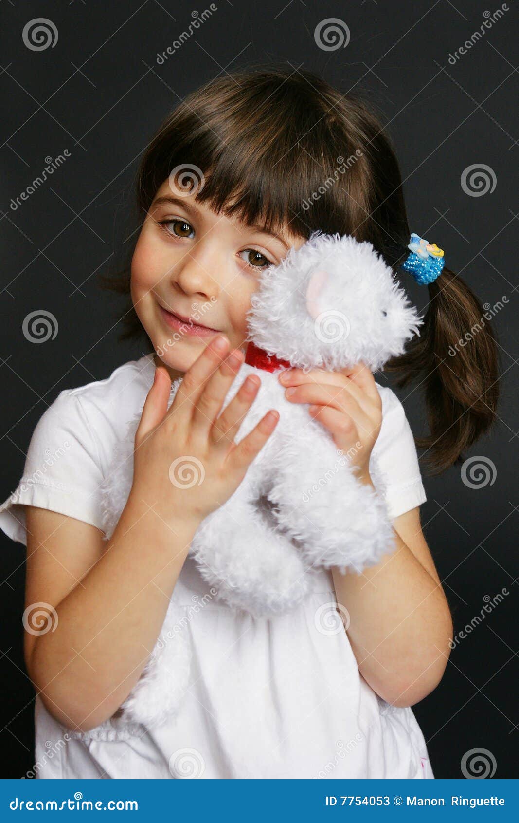 Pretty Child stock image. Image of eyes, white, black - 7754053