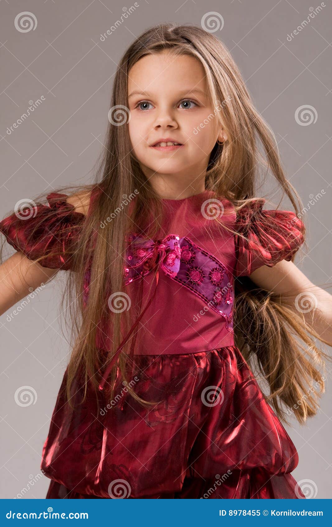 Pretty child girl portrait stock image. Image of head - 8978455
