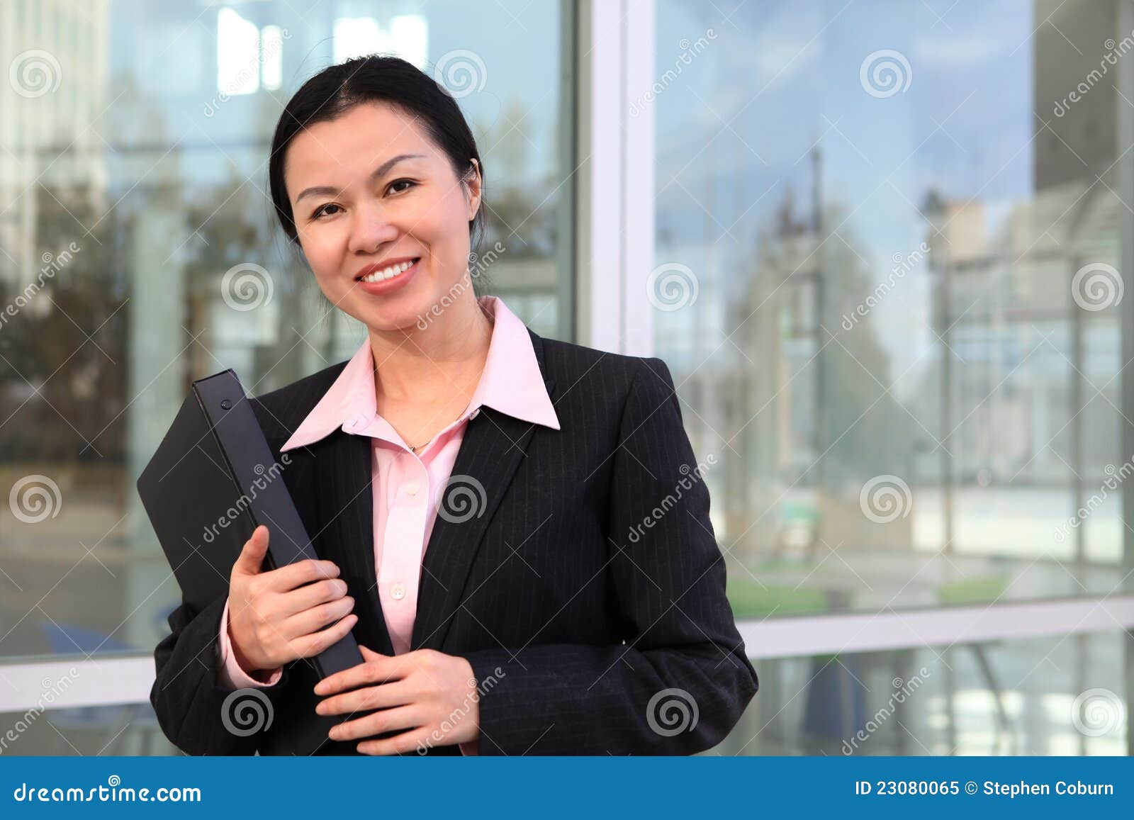Pretty Chinese Business Woman Stock Image - Image of education ...