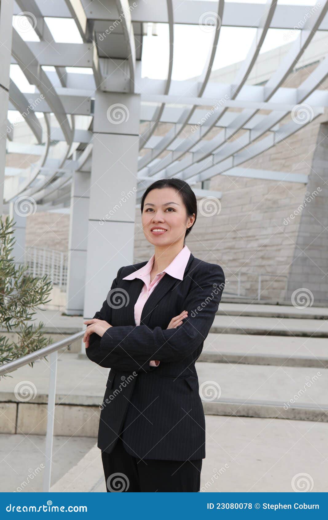 Pretty Chinese Business Woman Stock Photo - Image of office, person ...