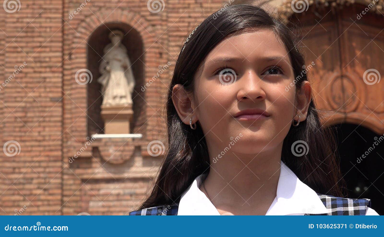 Pretty Christian Girl stock image. Image of religion - 103625371