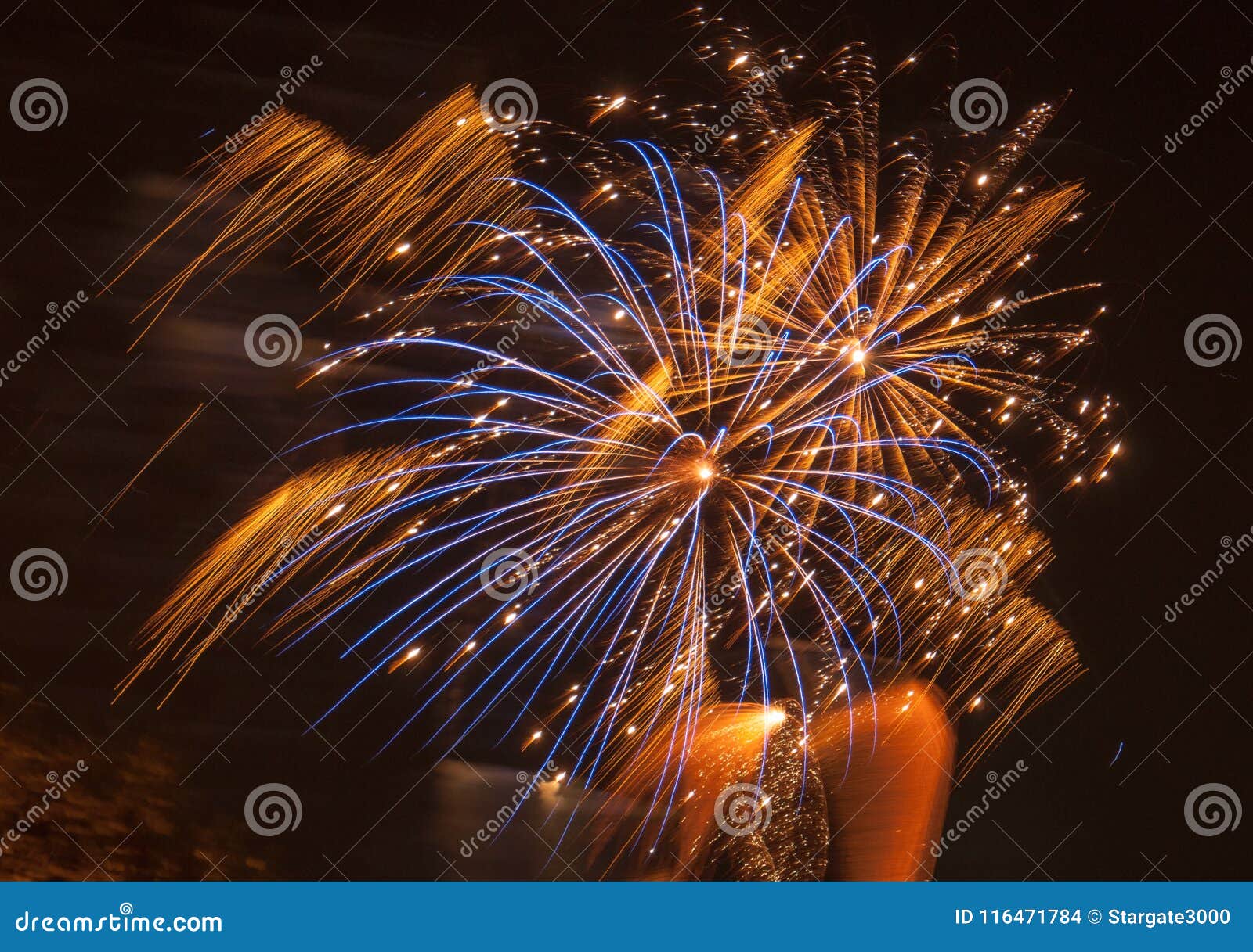 Pretty Colours from the Fireworks Stock Photo - Image of colours ...