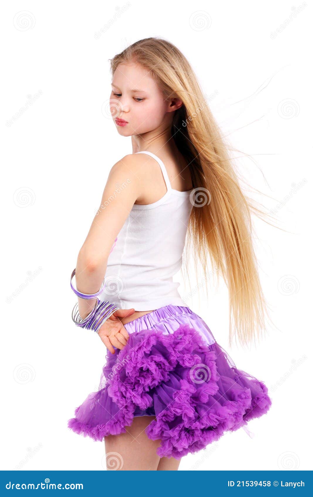 Pretty Dancing Girl Royalty Free Stock Photos - Image: 21539458