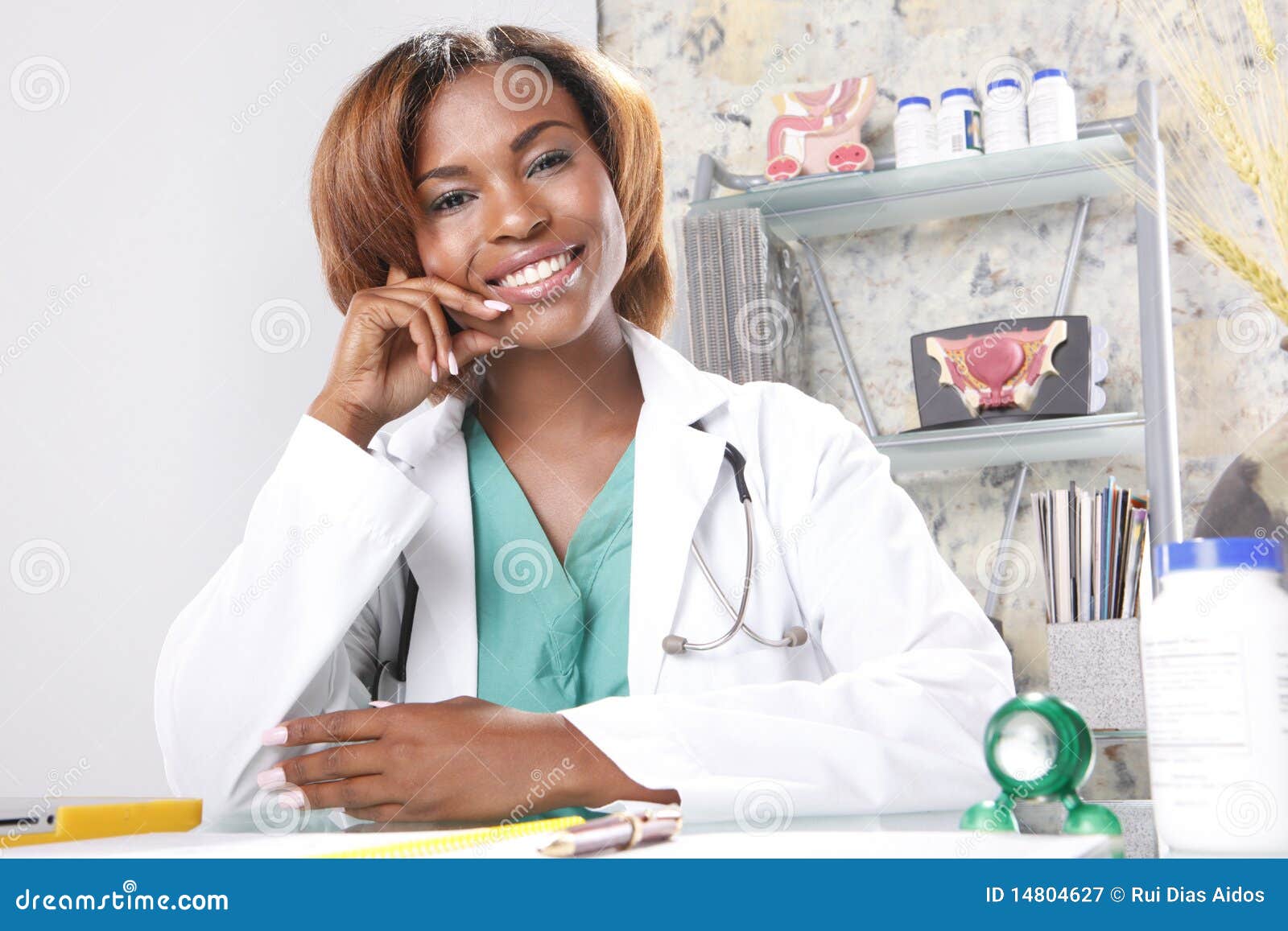 Pretty doctor stock image. Image of medical, diversity - 14804627