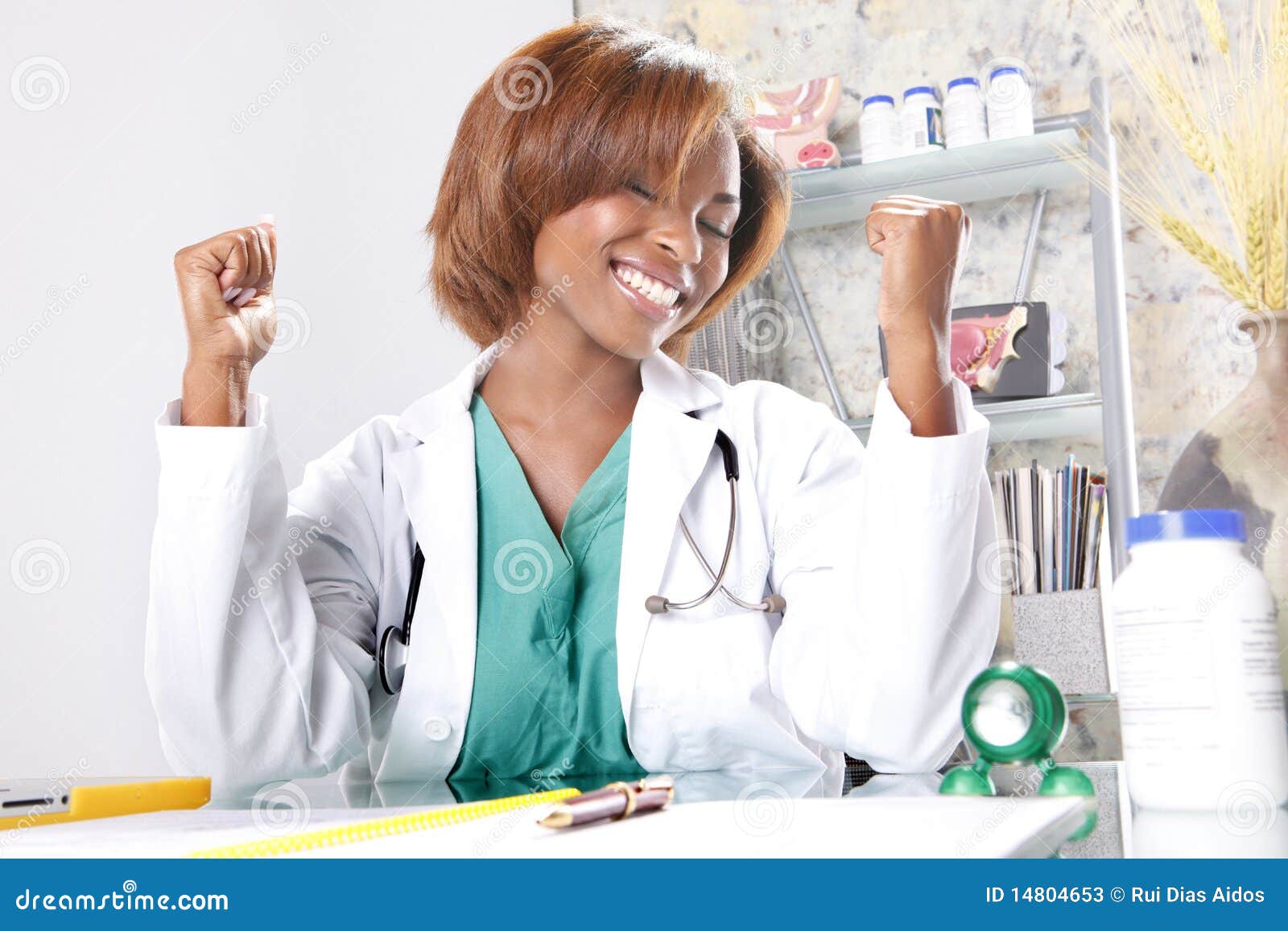 Pretty doctor stock image. Image of diverse, medicine - 14804653