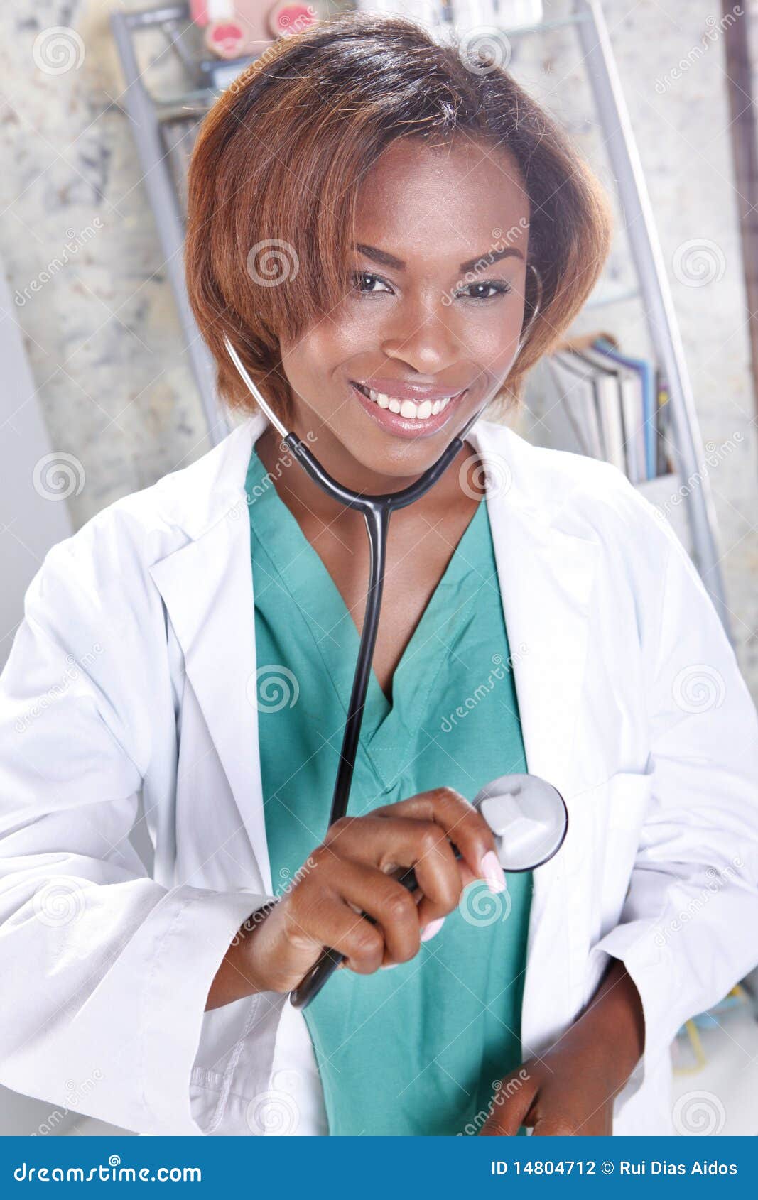 Pretty doctor stock photo. Image of physician, girl, ethnic - 14804712