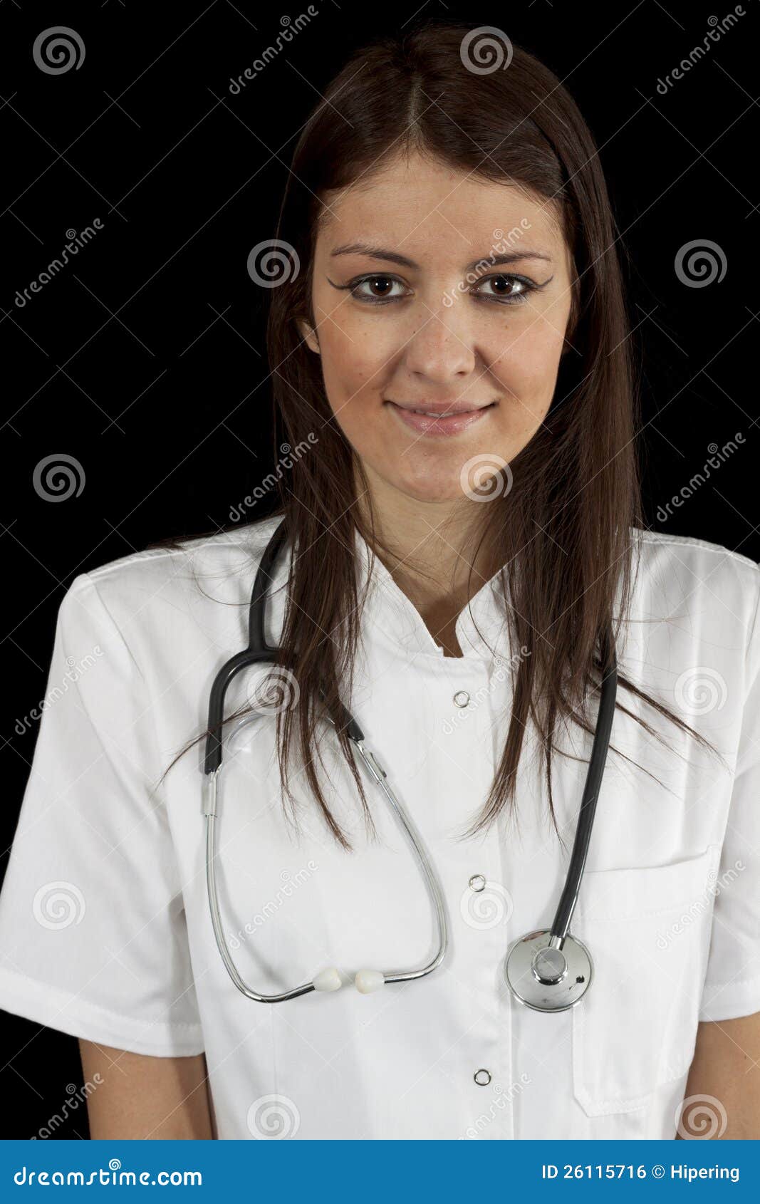 Pretty doctor stock photo. Image of stethoscope, confident - 26115716