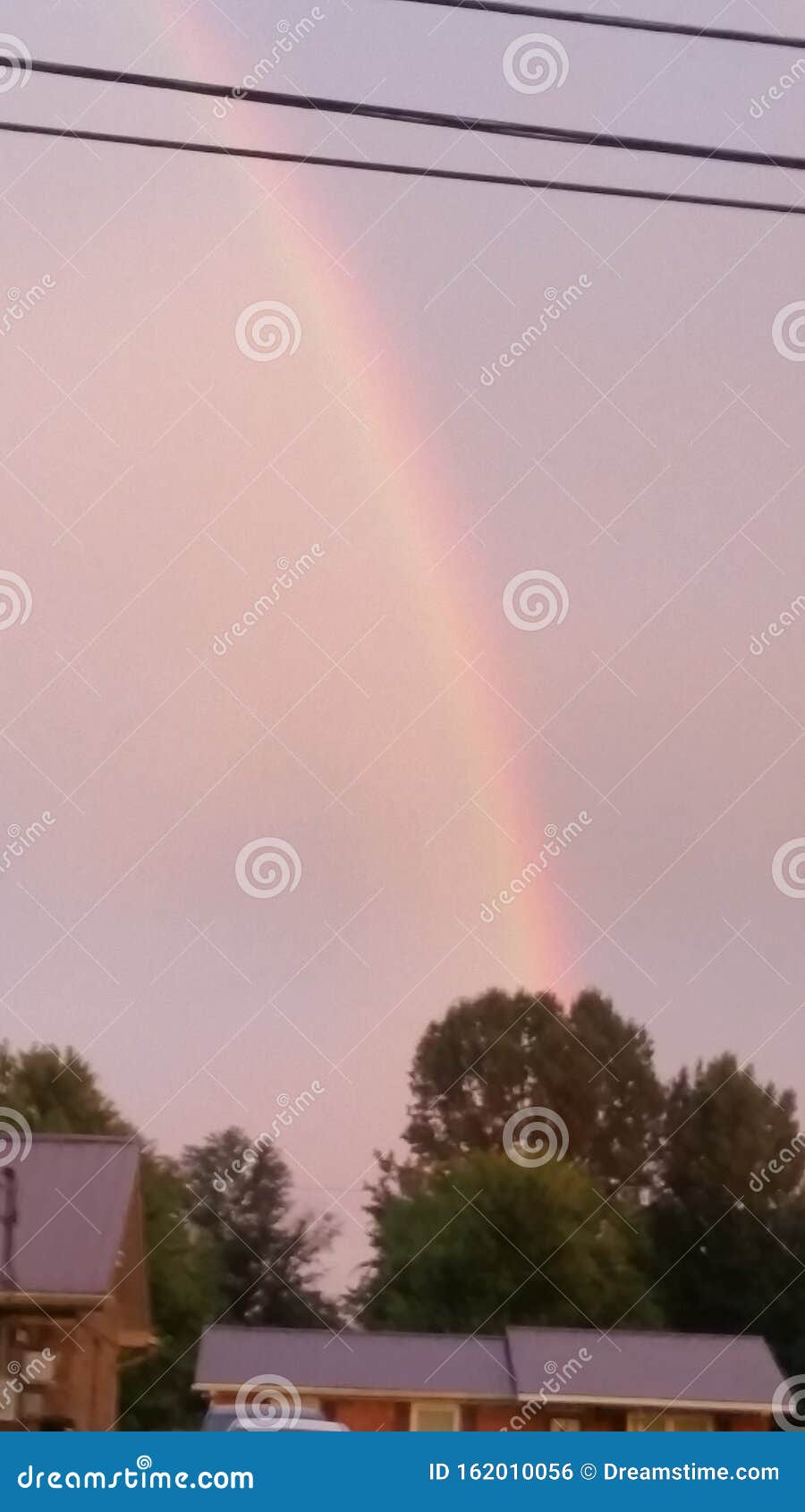 Pretty double Rainbow stock photo. Image of rainbow - 162010056