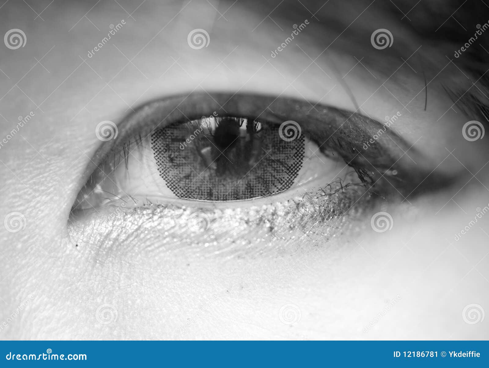 Pretty eye stock image. Image of background, abstract - 12186781