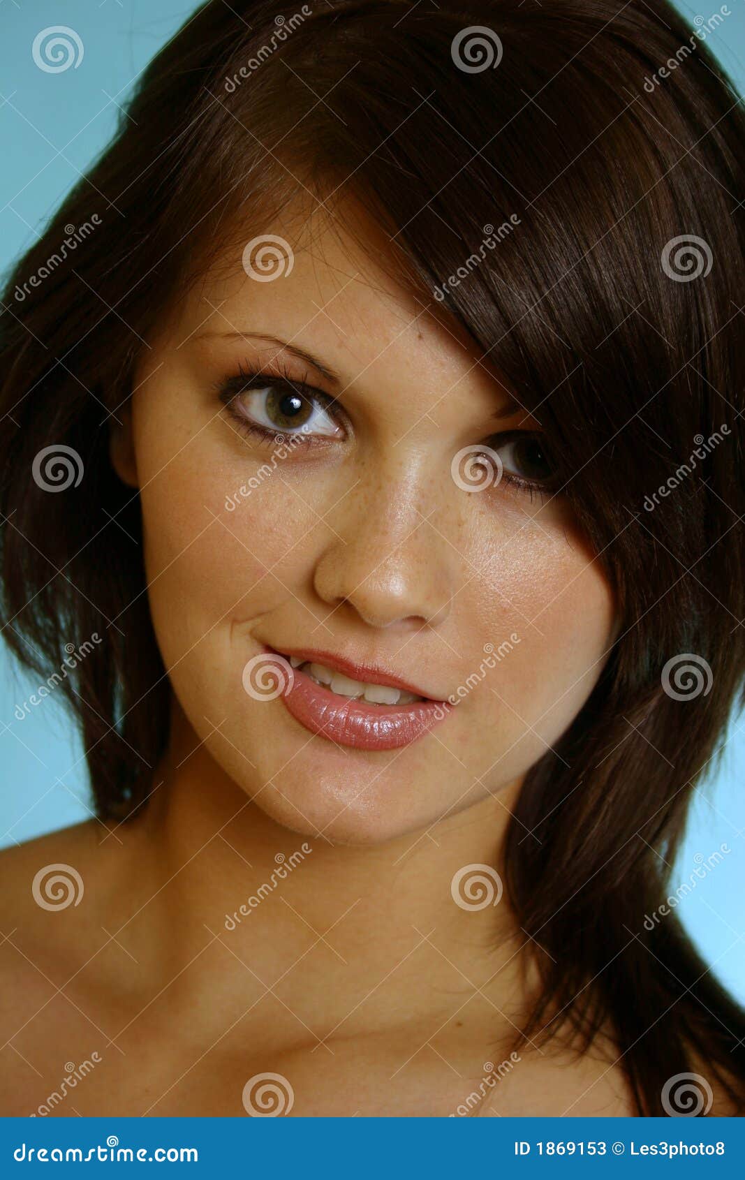 Pretty face stock image. Image of skin, pretty, smile - 1869153