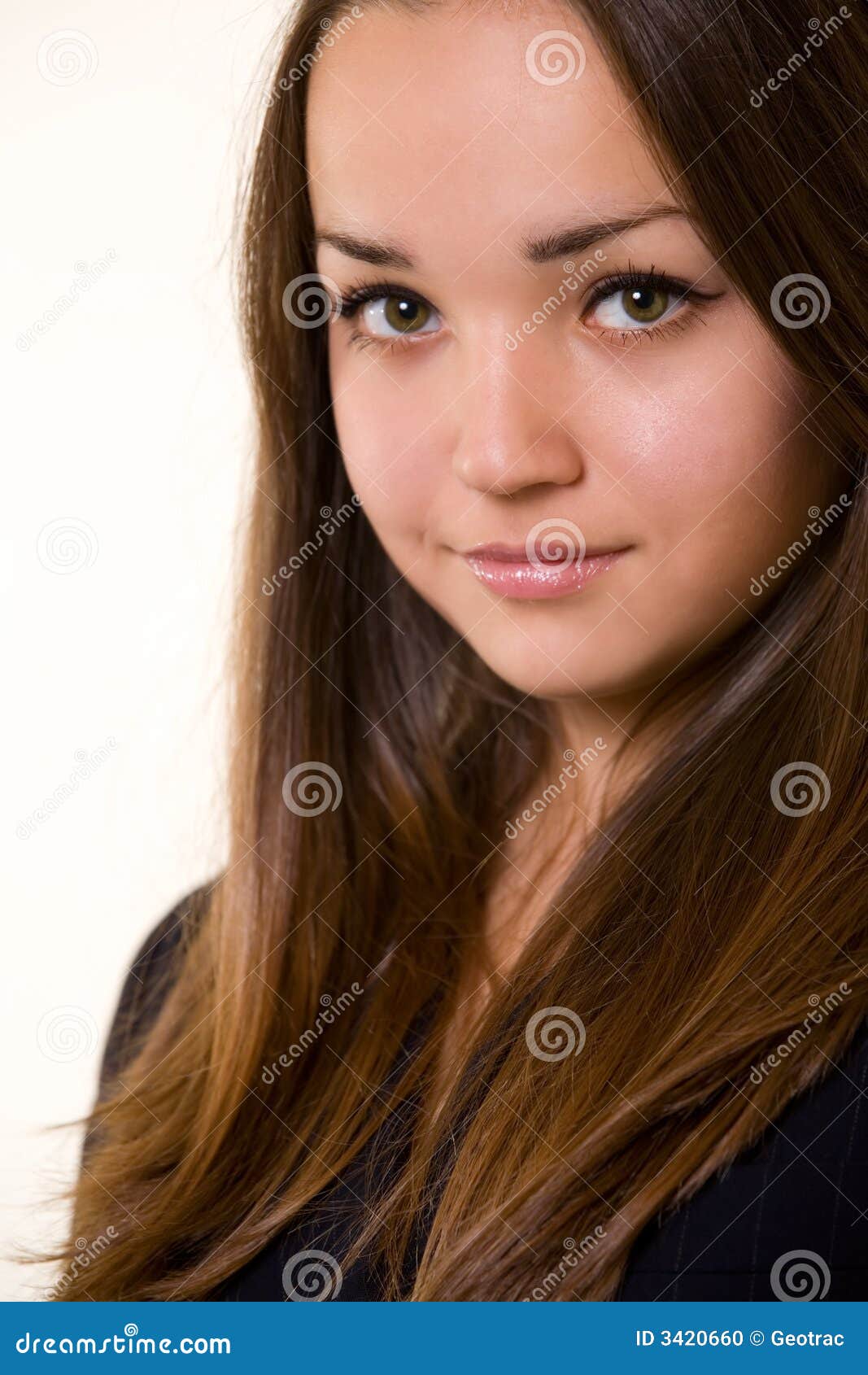 Pretty face stock photo. Image of fashion, portrait, pretty - 3420660