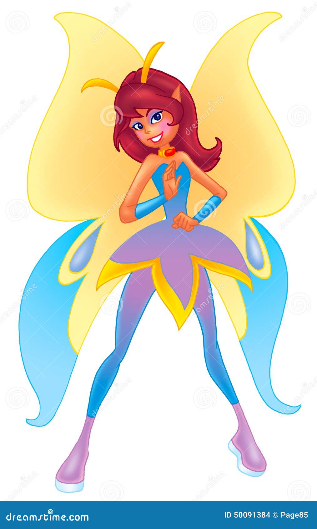 Pretty Fairy stock illustration. Illustration of people - 50091384