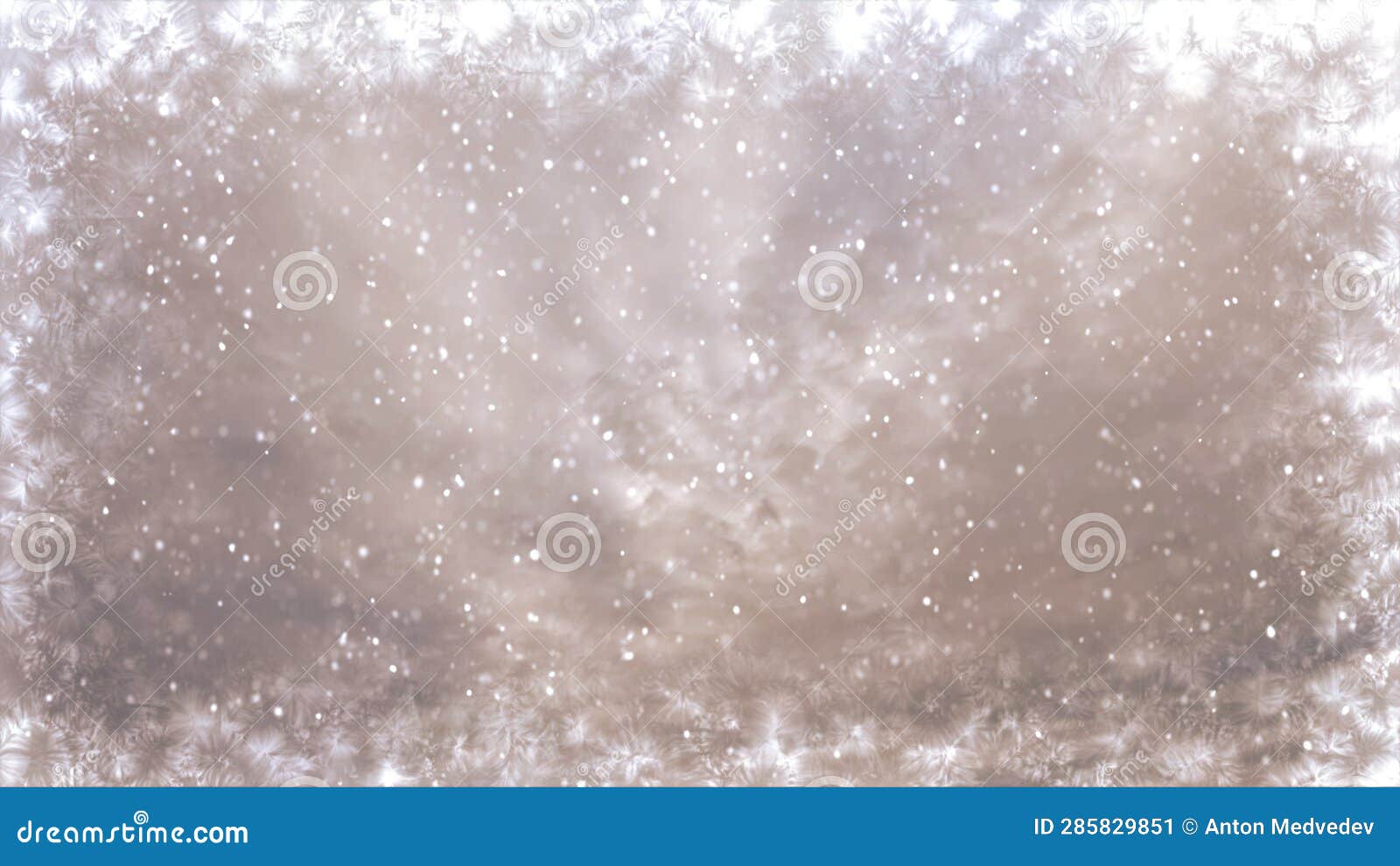 Pretty Fall of Snow on Clouds on Sky Bg - Photo of Nature Stock Image ...