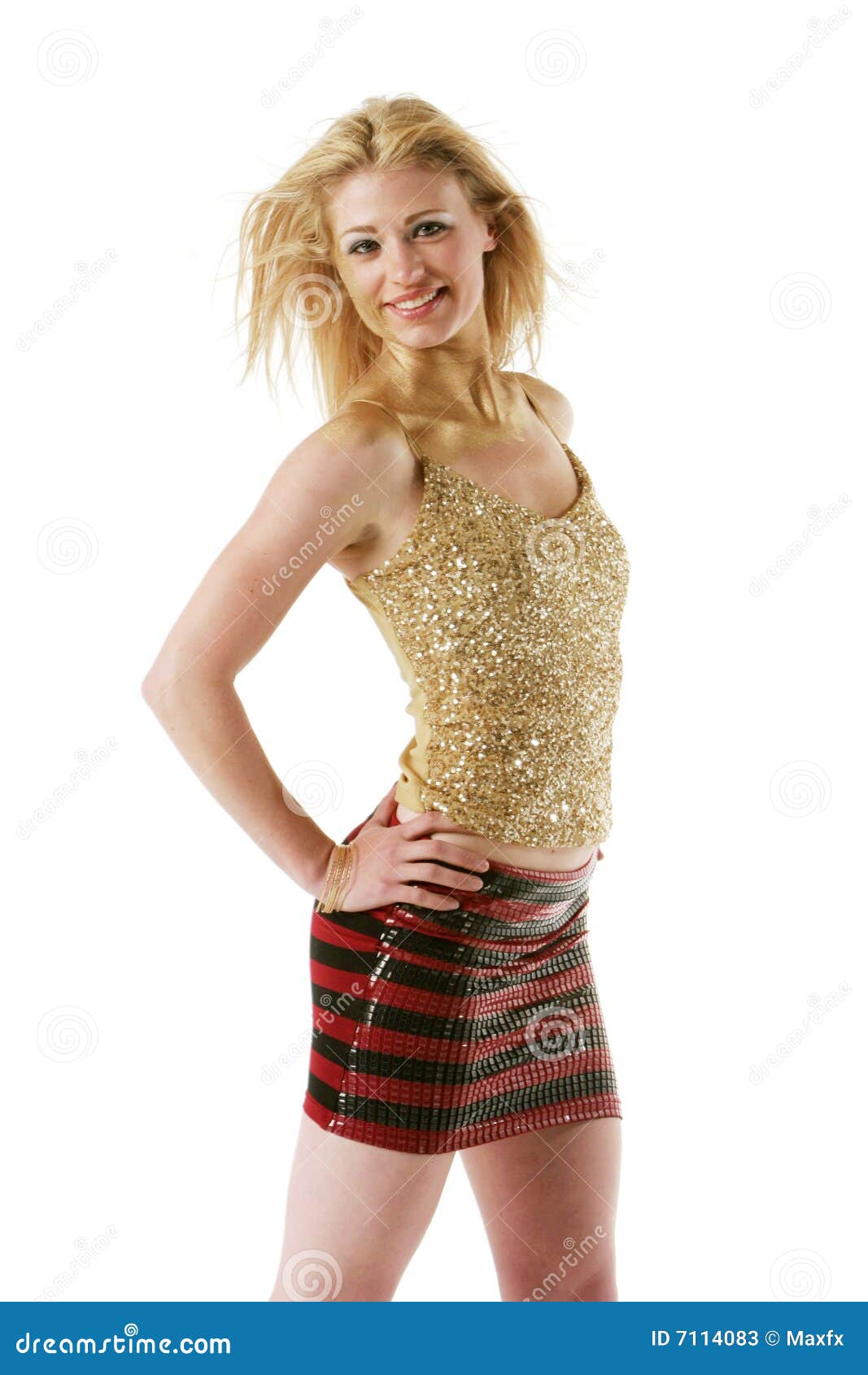 Pretty fashion model stock image. Image of glamor, blonde - 7114083
