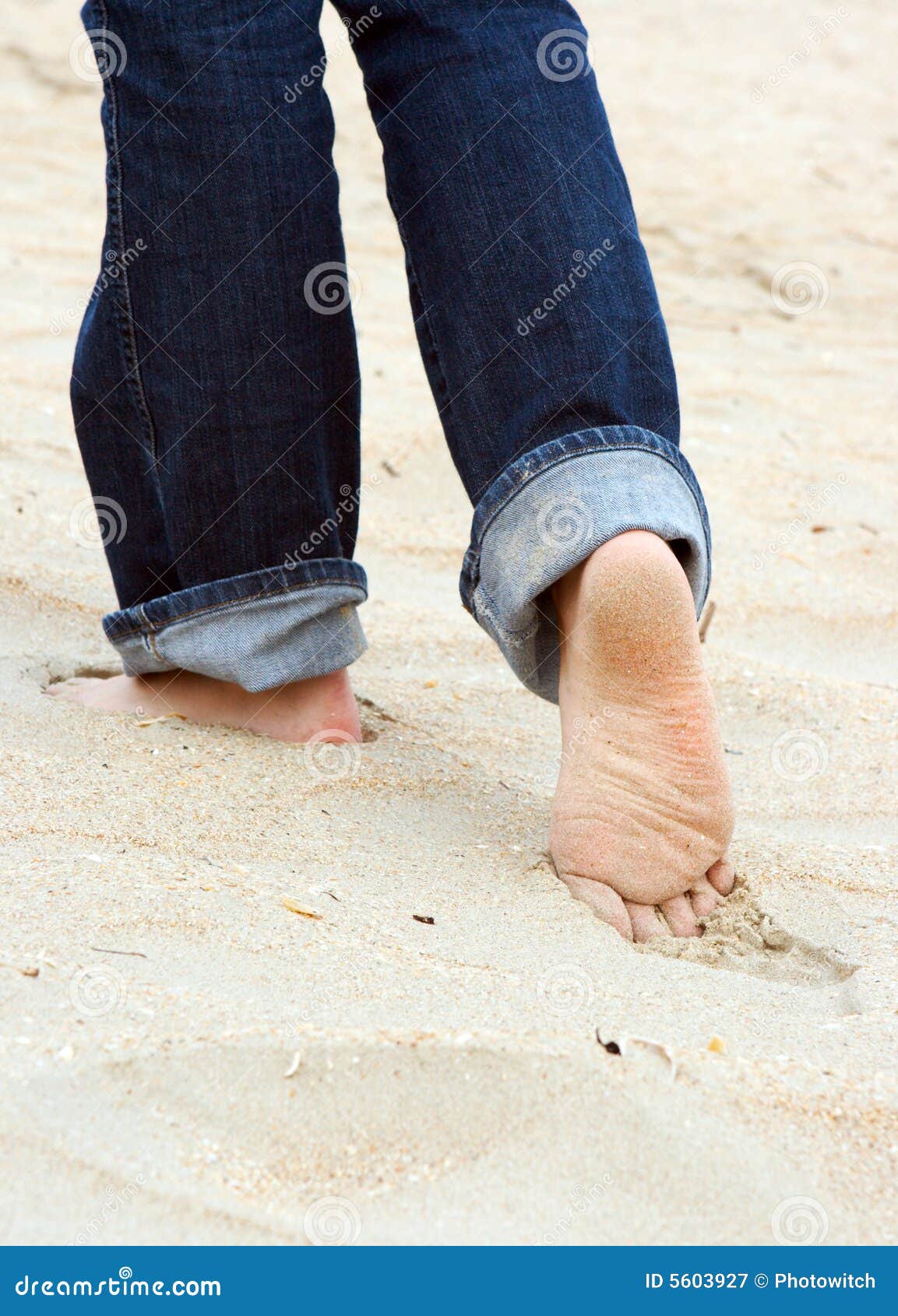 Pretty feet stock image. Image of walking, sand, toes - 5603927