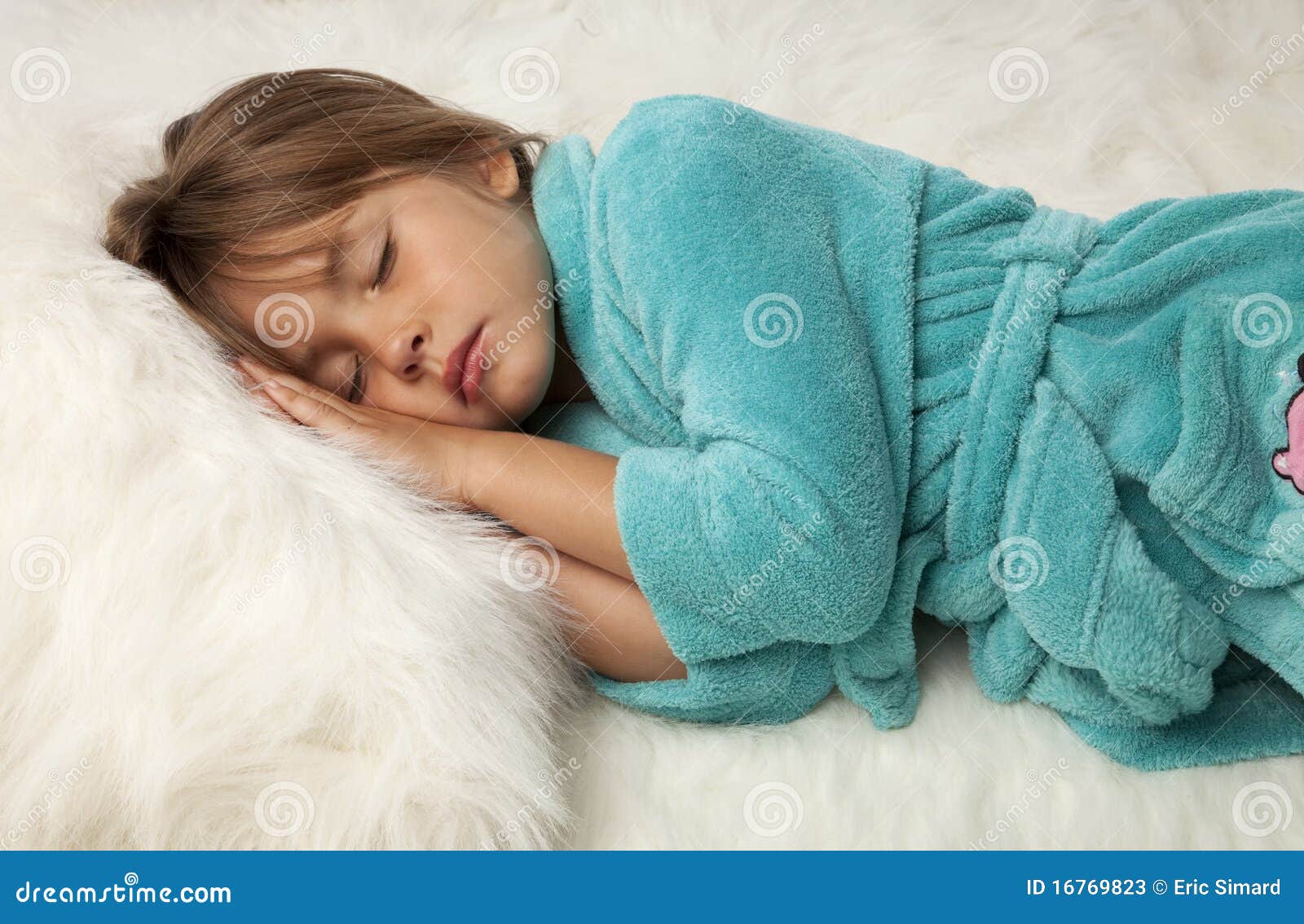 Pretty Female Child Sleeping Stock Image - Image of fuzzzy, child: 16769823