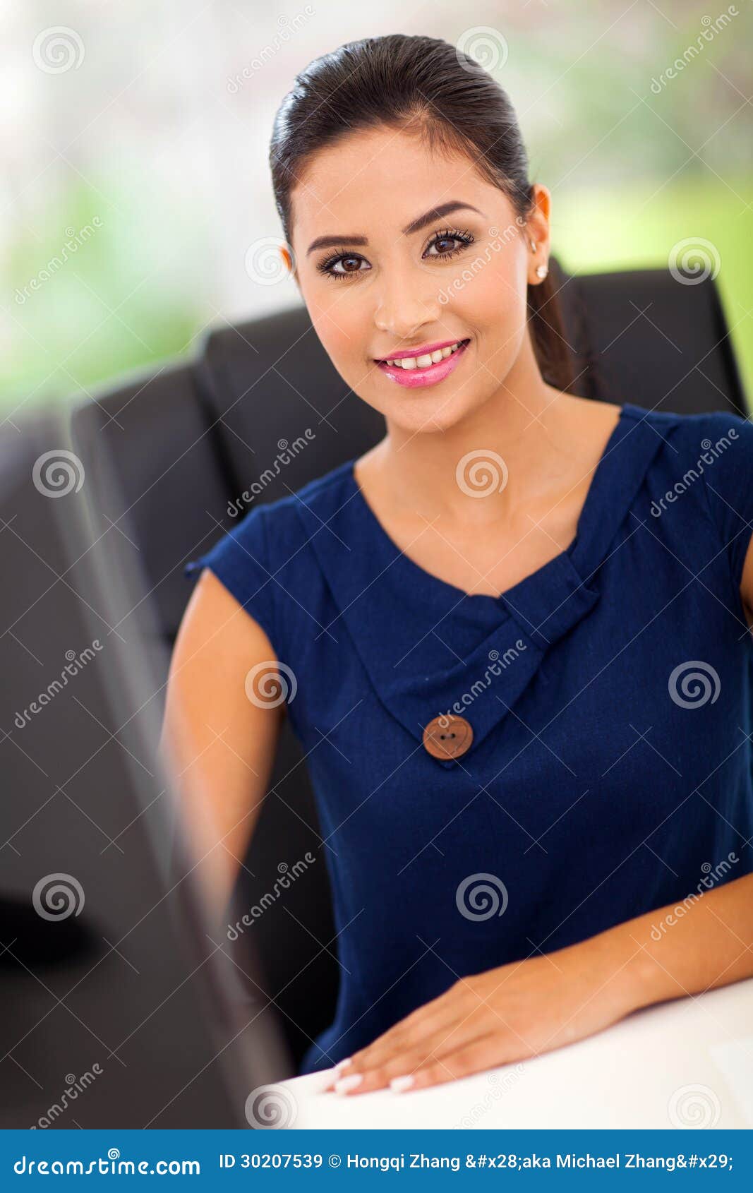 Female office worker stock image. Image of beautiful - 30207539
