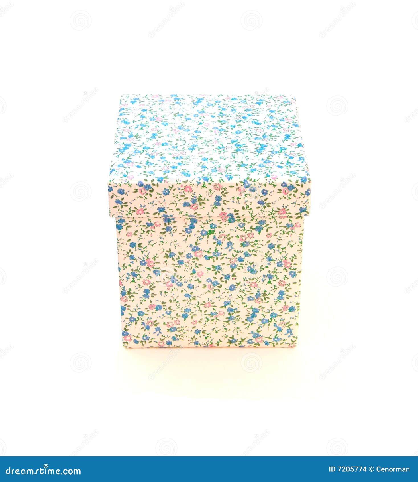 Pretty floral box stock photo. Image of gift, feminine - 7205774