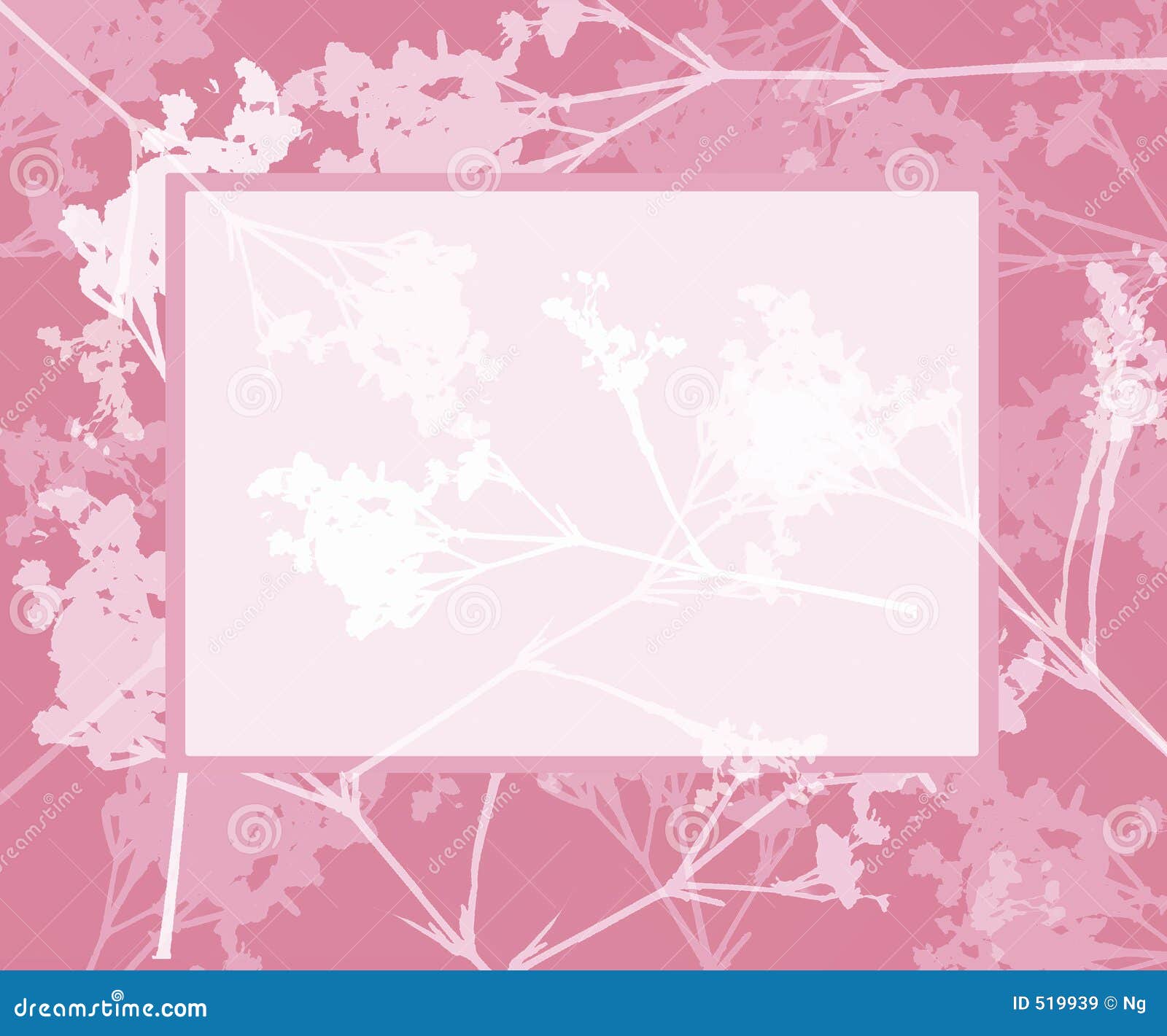 Pretty floral frame stock illustration. Illustration of spring - 519939