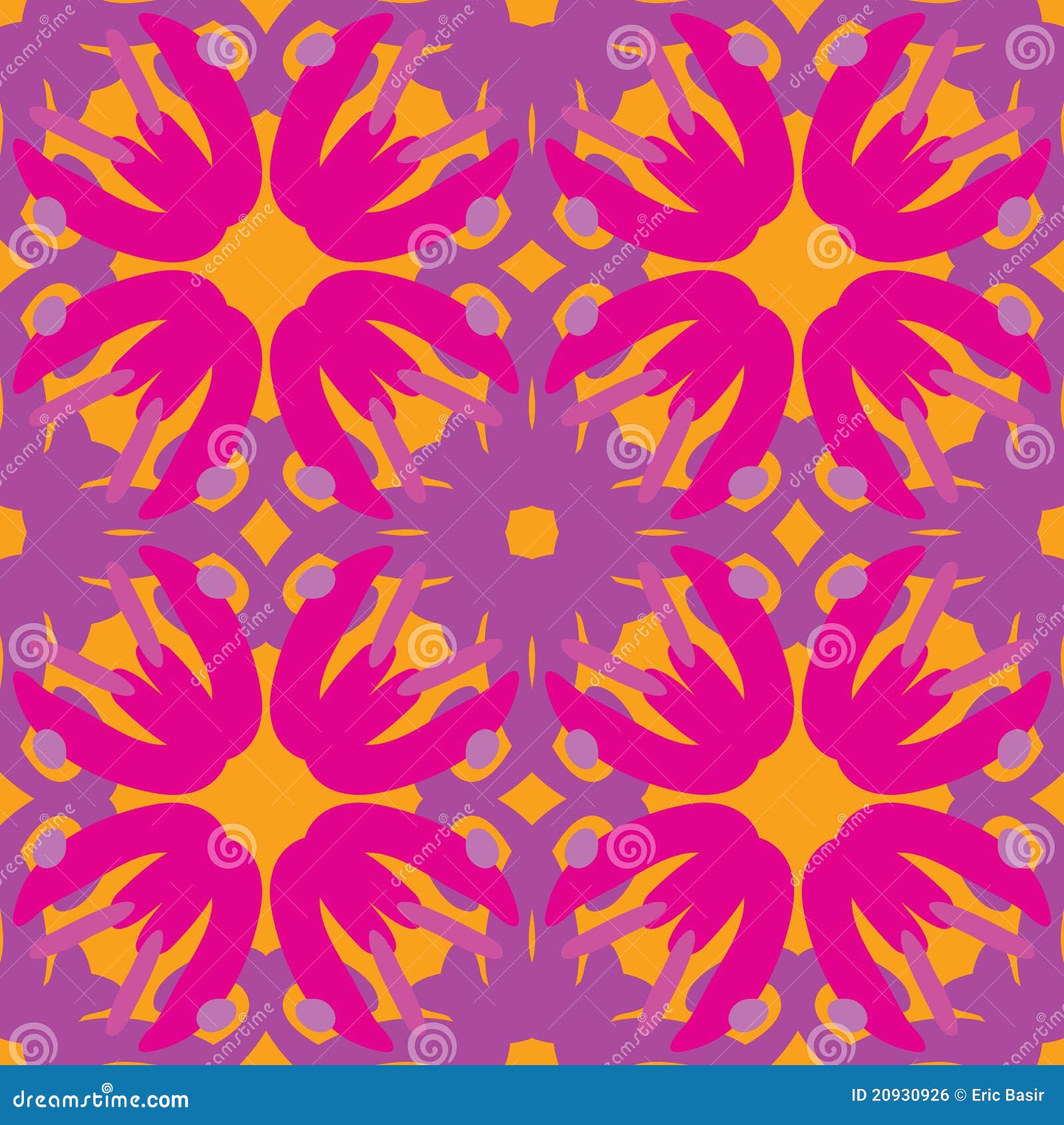 Pretty Flower Pattern stock vector. Illustration of seamless - 20930926