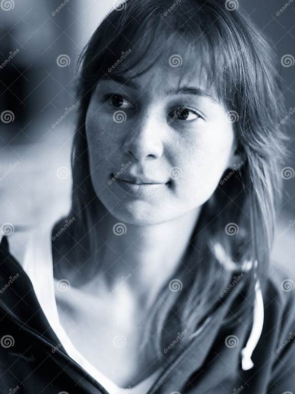 Pretty girl stock image. Image of shallow, face, model - 10540177