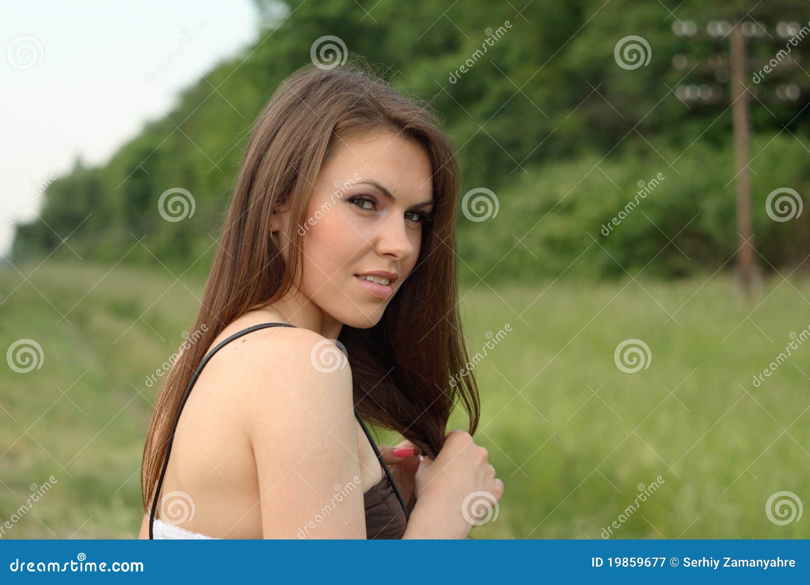 Pretty girl stock image. Image of natural, expression - 19859677